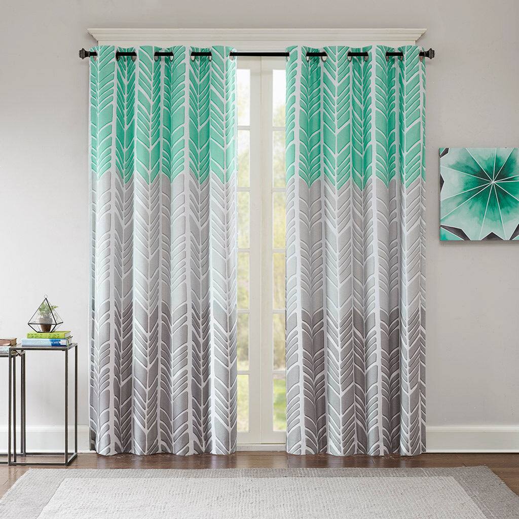 BreeBe Printed Total Blackout Curtain Panel(Only 1 Pc Panel) Multicolor ...