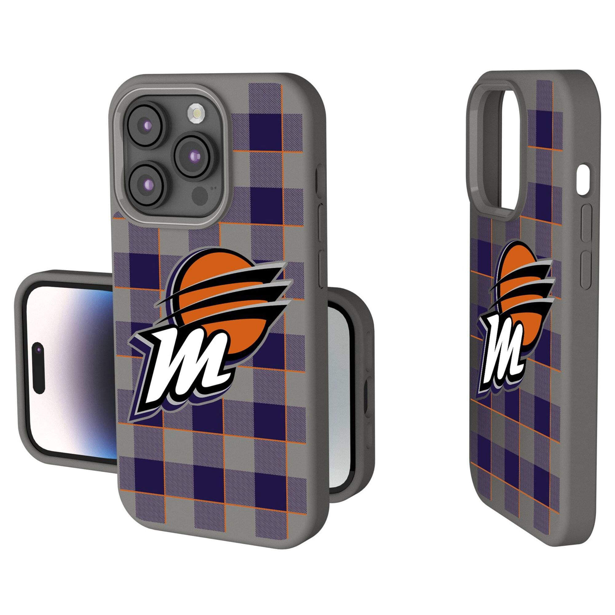 Keyscaper WNBA Phoenix Mercury Plaid Soft Touch iPhone Case 15 Plus ...