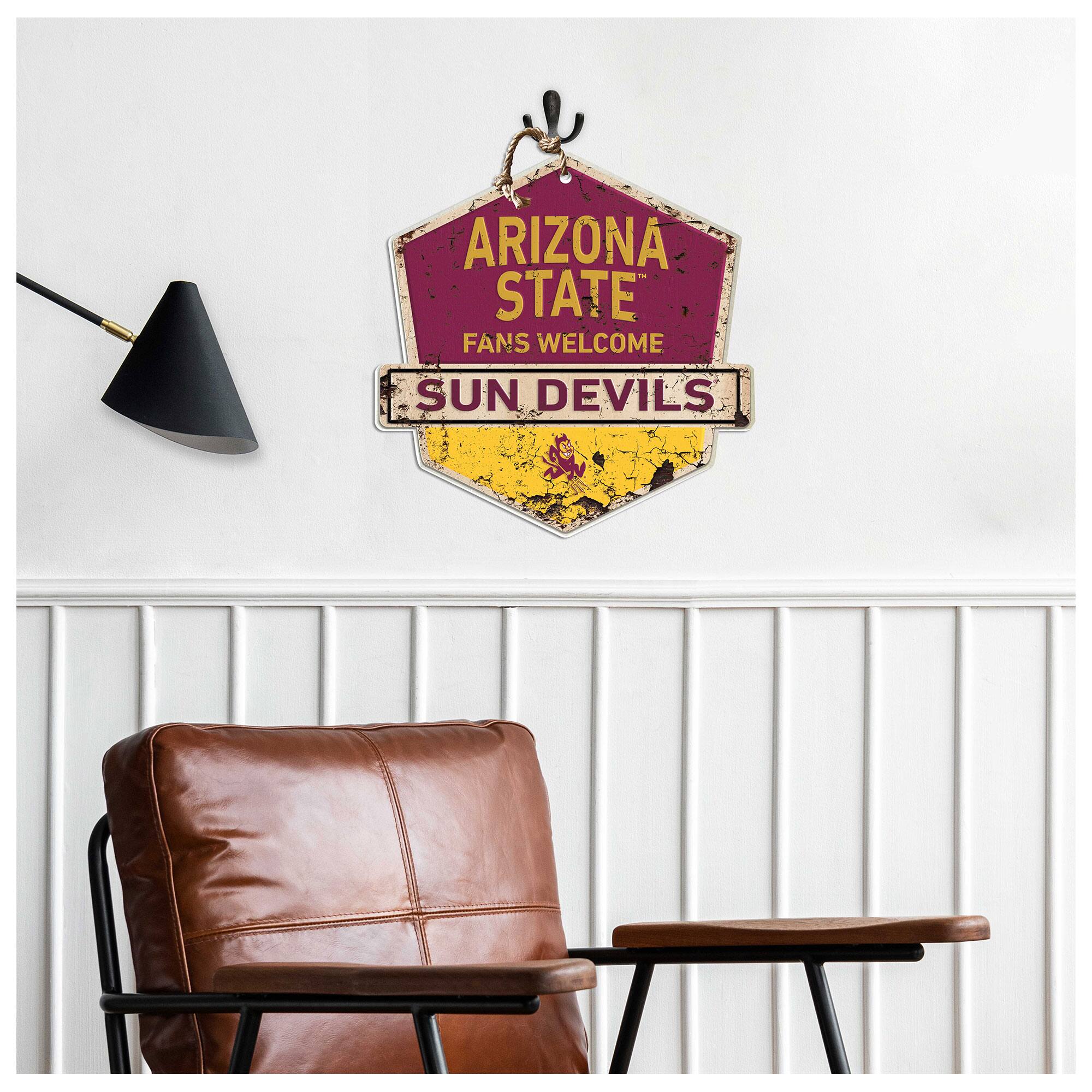 Jardine Arizona State Sun Devils Fans Welcome Sign Maroon 4941501 ...