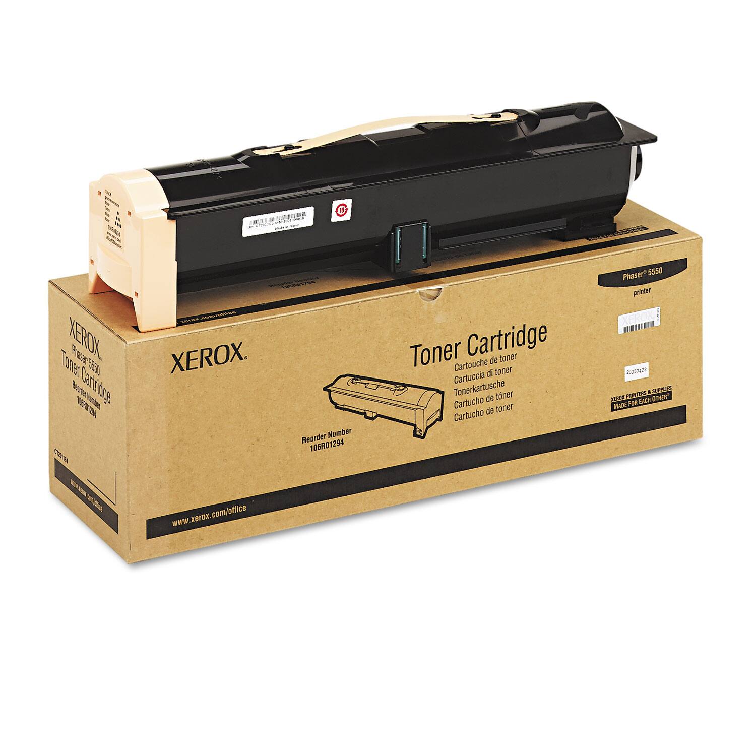 Xerox 106R01294 106R01294 35,000 Page Yield Toner Black 106R01294 ...