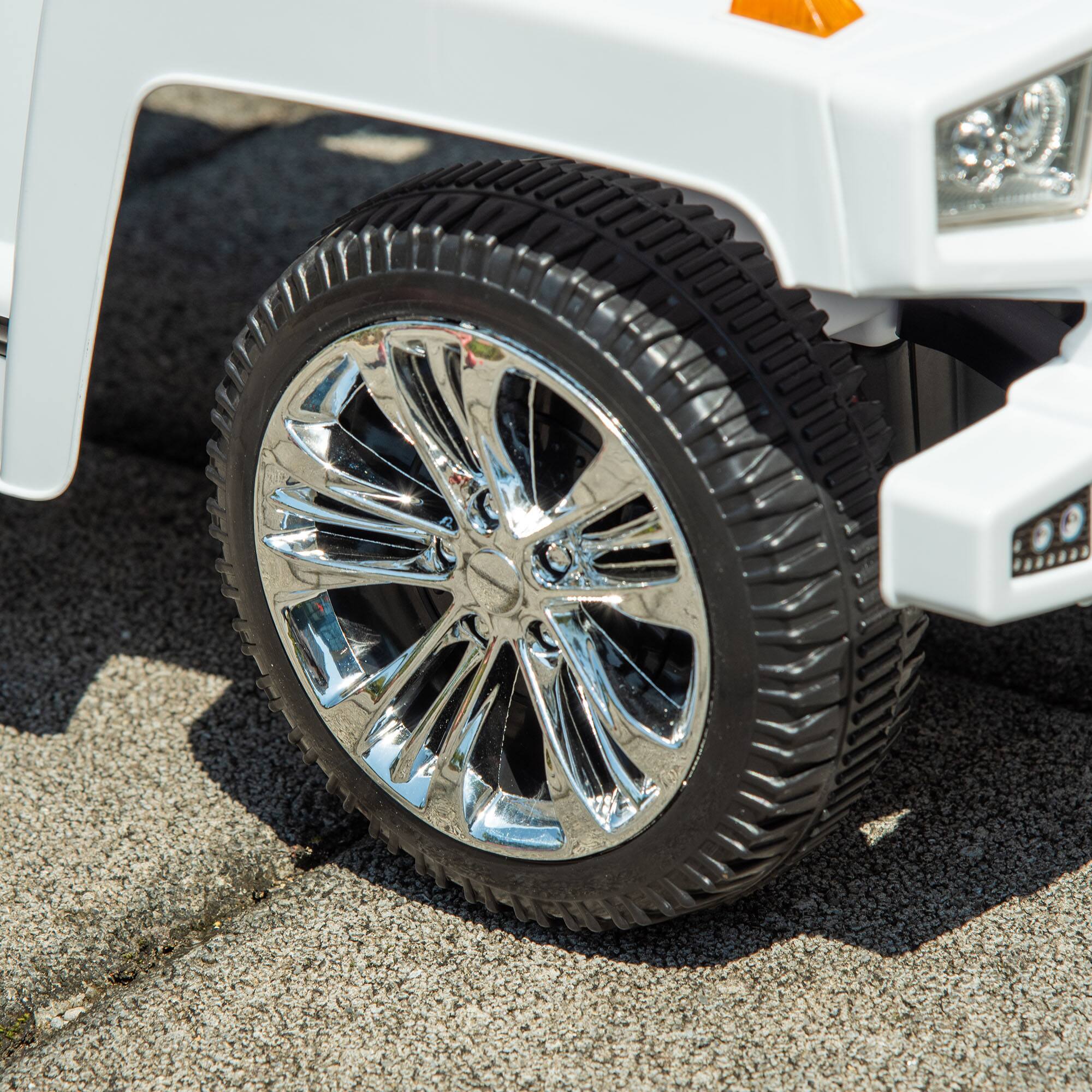 Aosom Kids Ride on Push Car, SUV Style Sliding Walking Car, Horn, Music ...