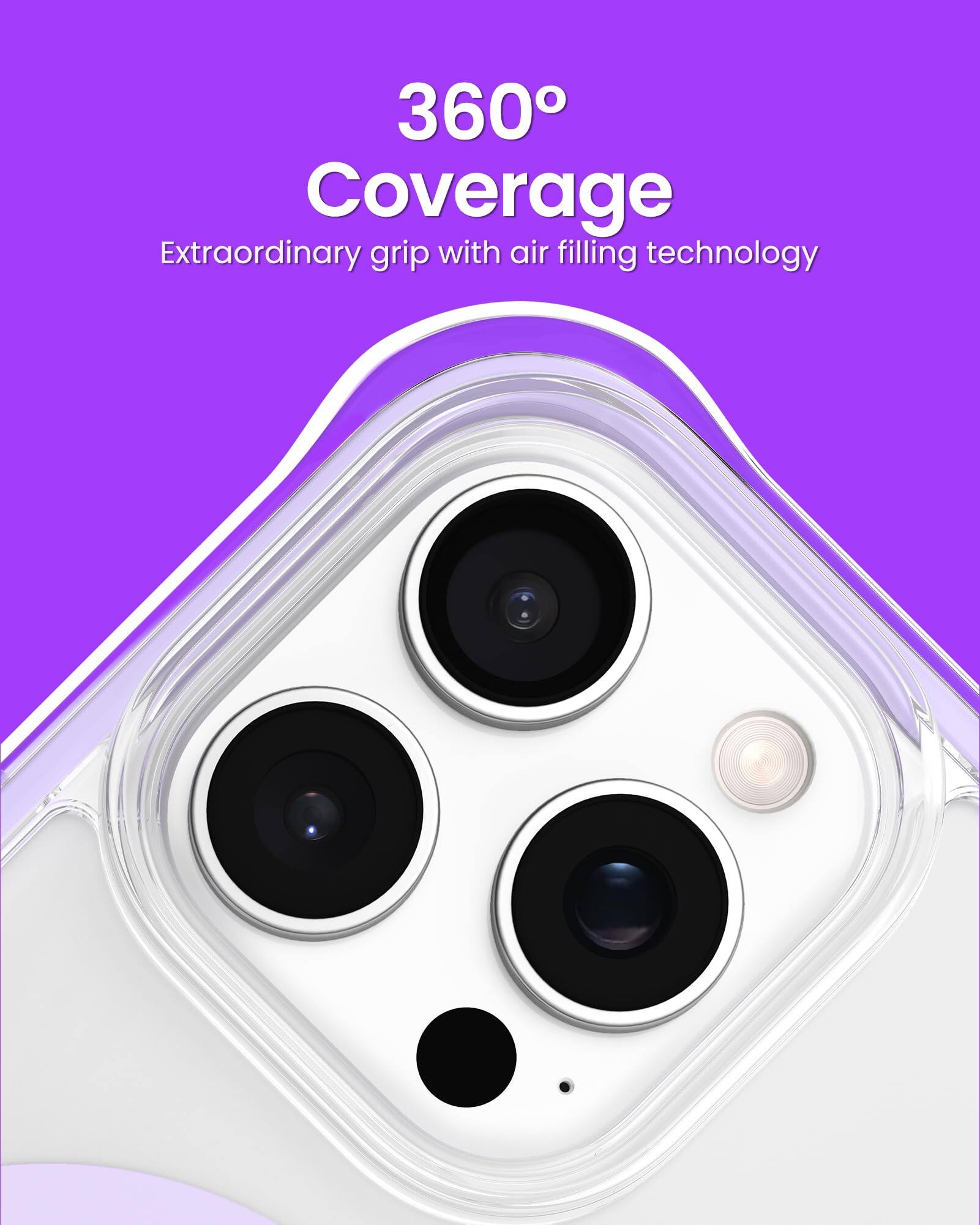 Ornarto Air Case for iPhone 16 Pro Clear, Compatible with MagSafe ...