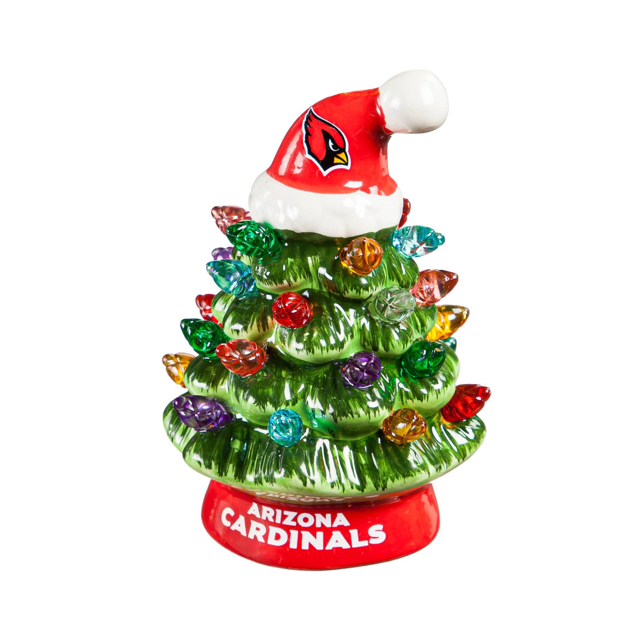 Evergreen Enterprises Arizona Cardinals 2 Pack 4" Ceramic LED Christmas ...