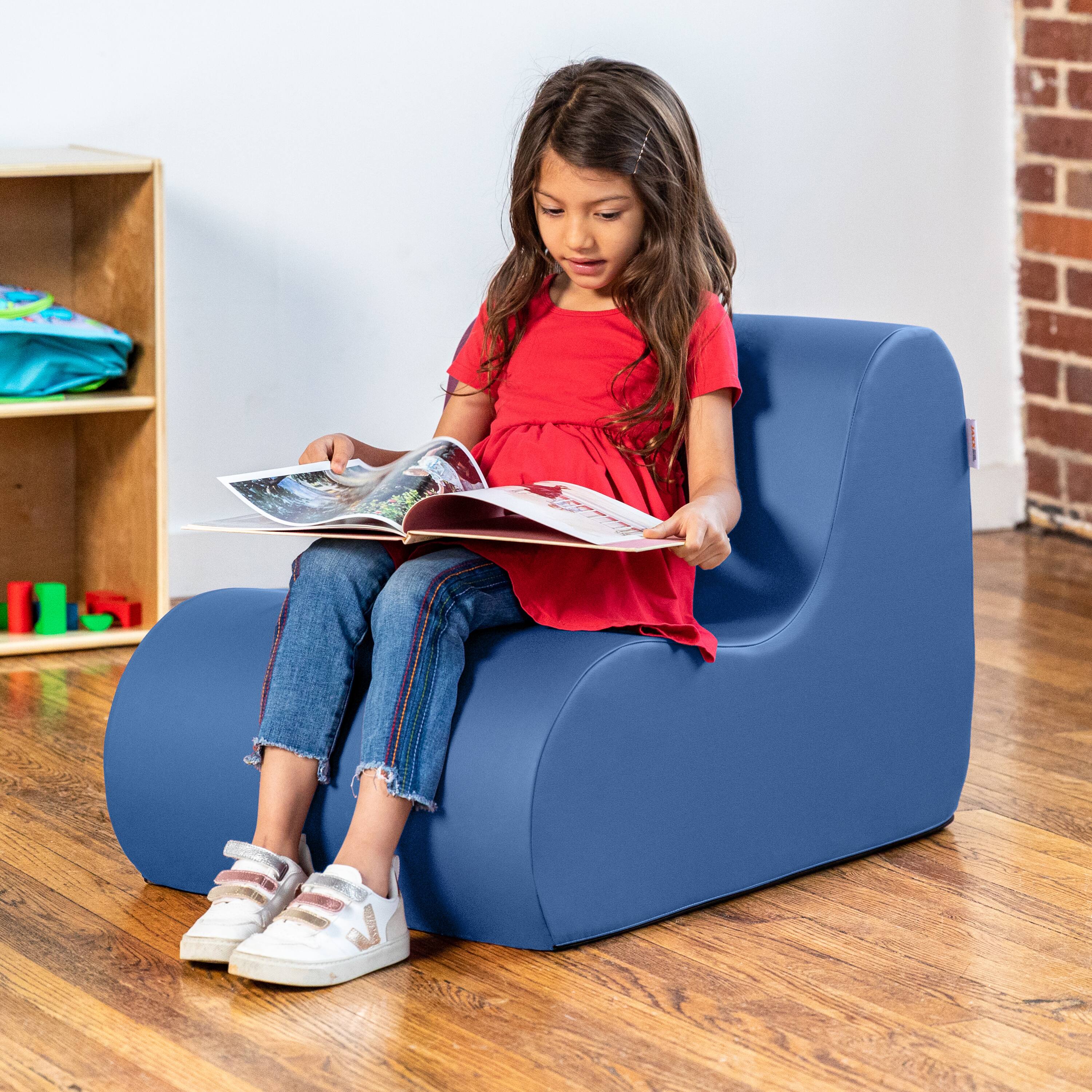 Back. Jaxx - Jaxx Midtown Small Classroom Soft Foam Chair - Premium ...