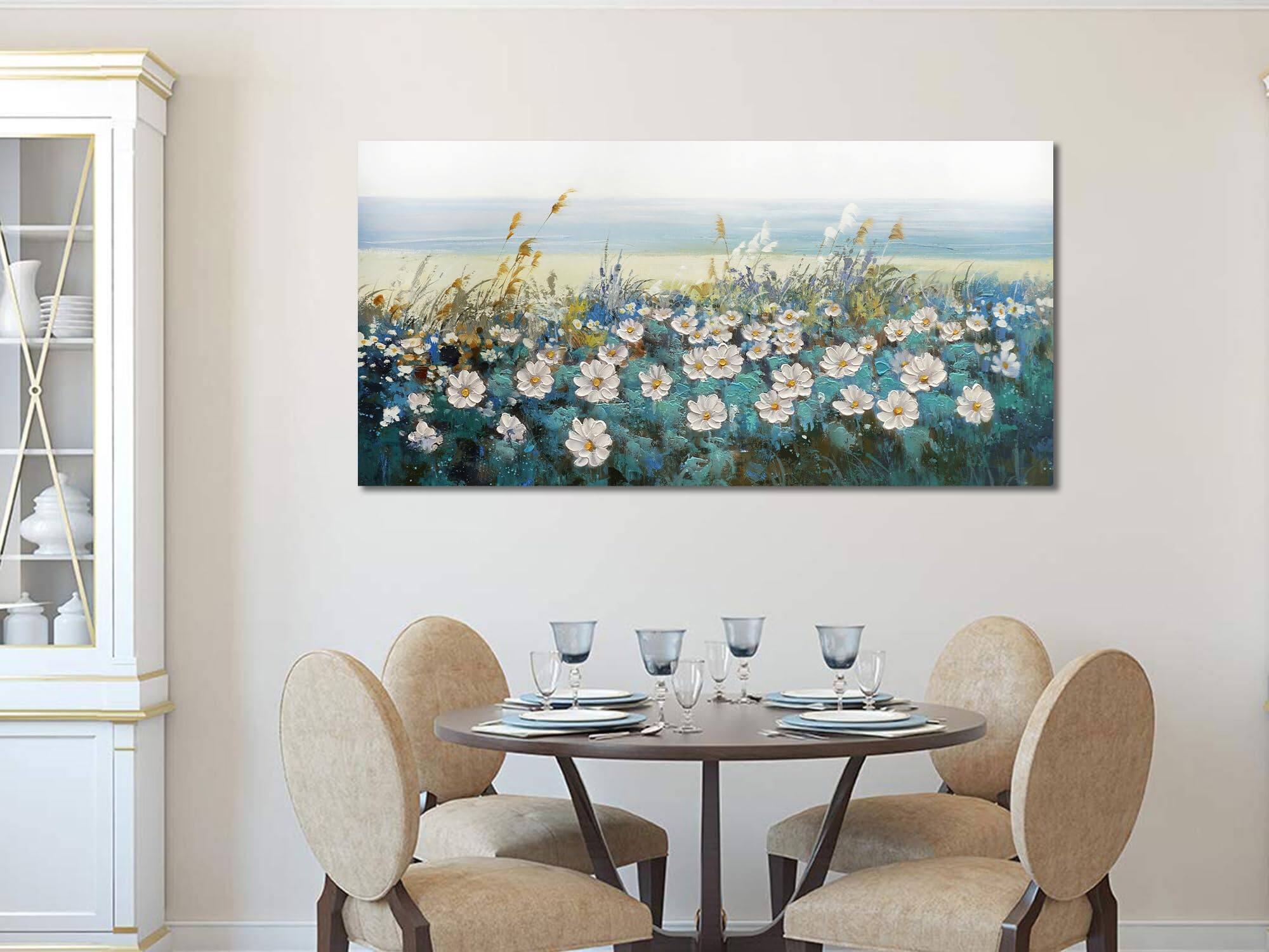 Hirose Alice Arjun Flower Wall Art Bedroom Wall Decor Canvas Daisy ...