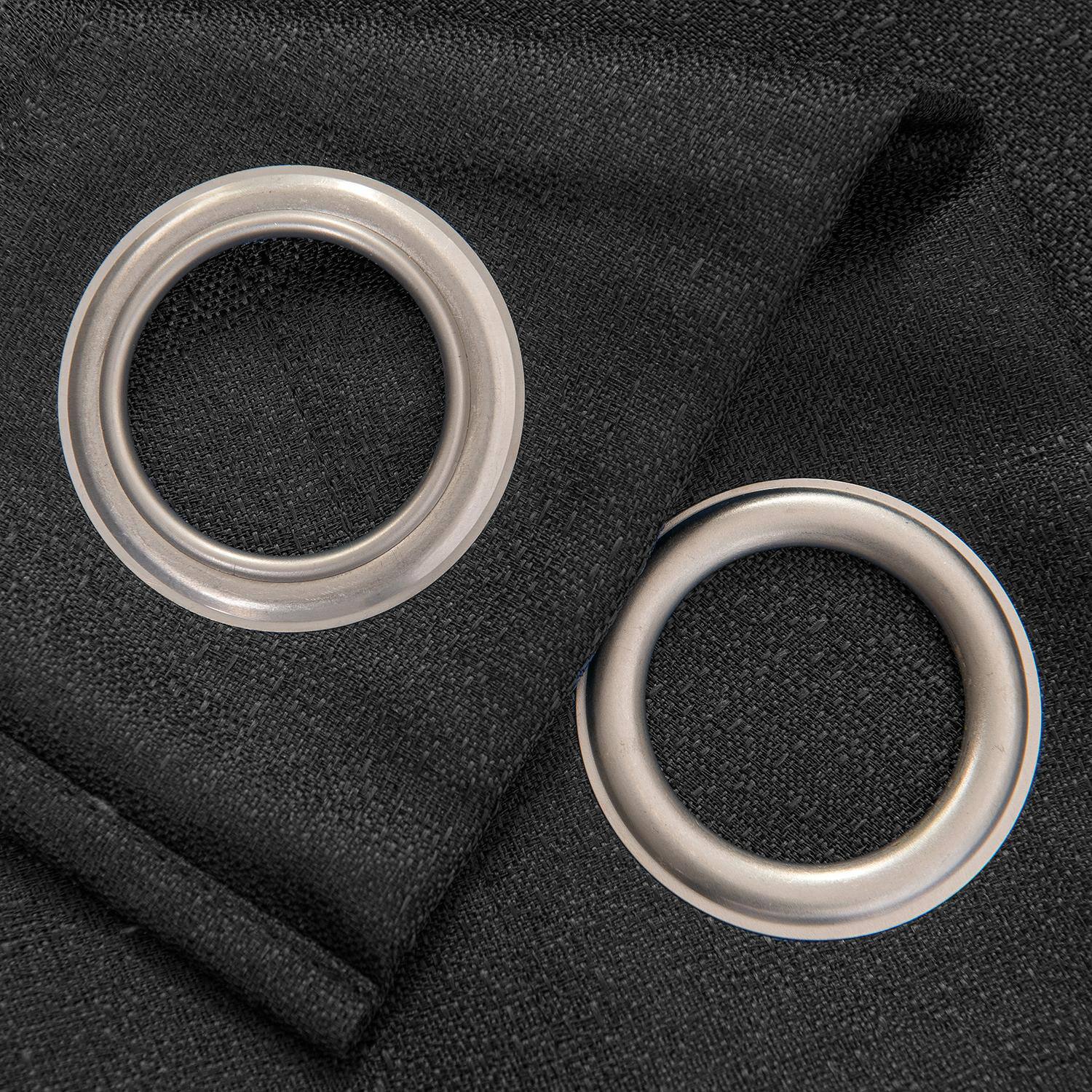 RT Designers Collection Cole Textured Grommet Room Darkening Curtain ...