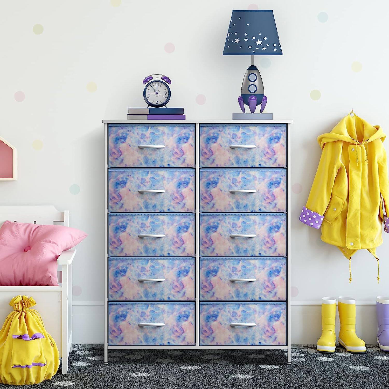 Sorbus Dresser with 10 Drawers Storage Unit Organizer Chest for Clothes ...