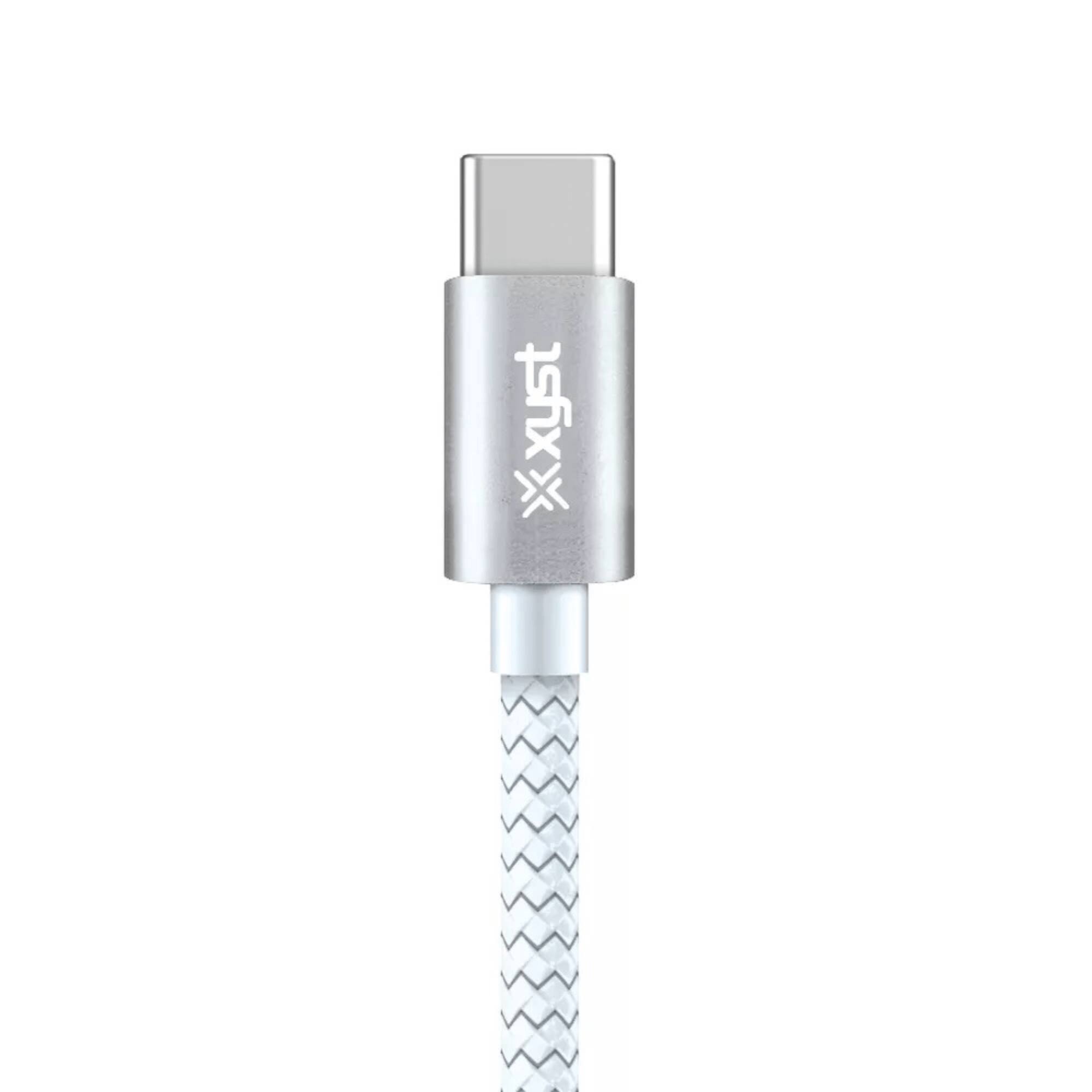 Xyst Braided USB C to USB C Charge and Sync Cable 10Ft White XYS-C10604B - Best Buy