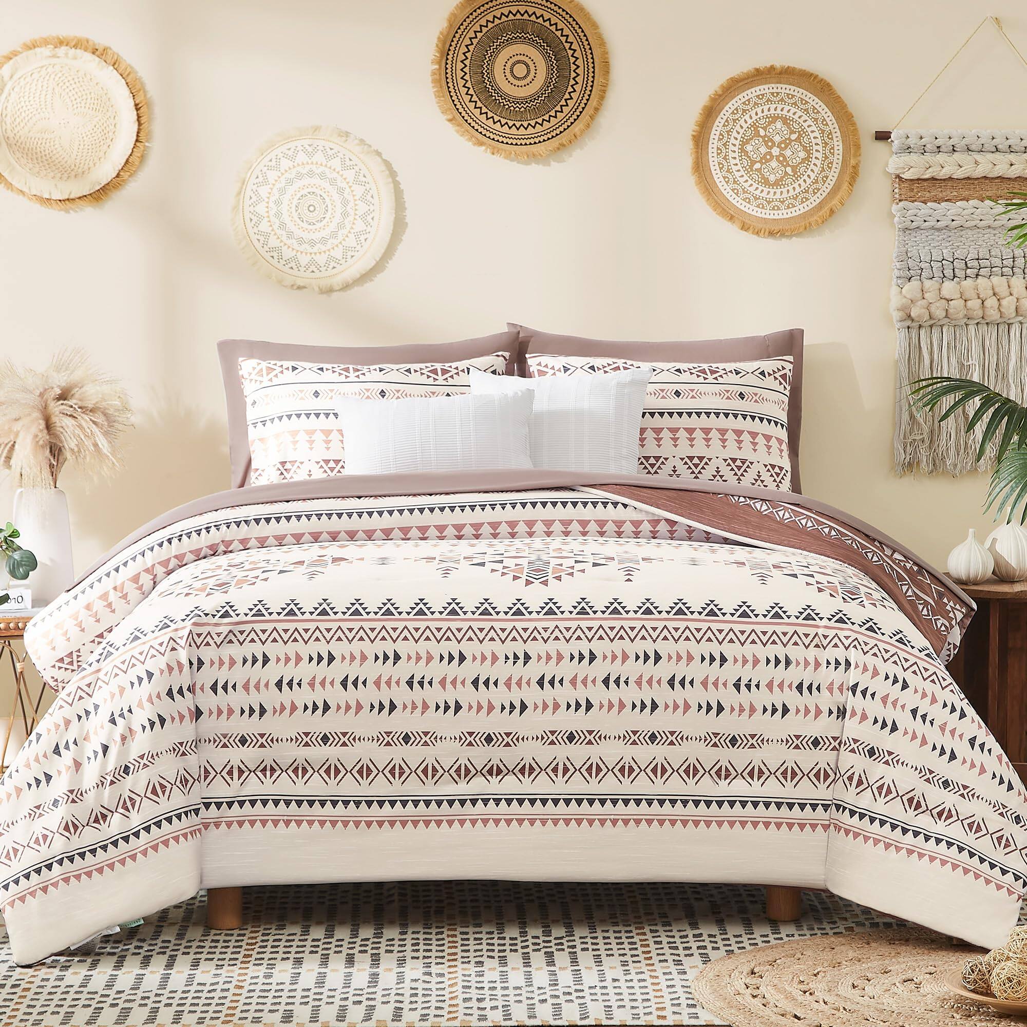 Dapper Styles Comforter Set Boho Bed In A Bag Western Bedding Set For ...