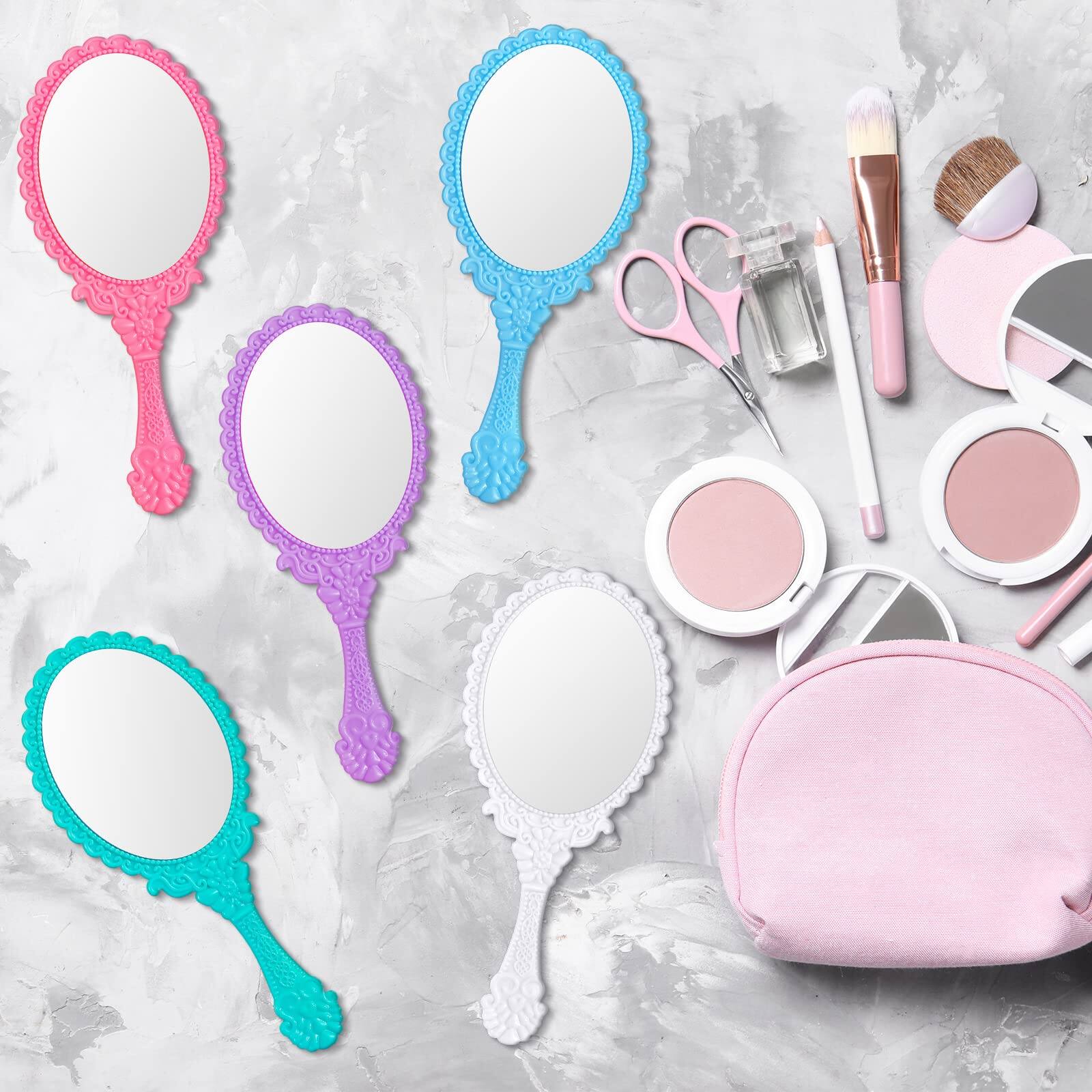 Comfort Essence 40 Vintage Handheld Mirror Retro Hand Held Mirrors With ...