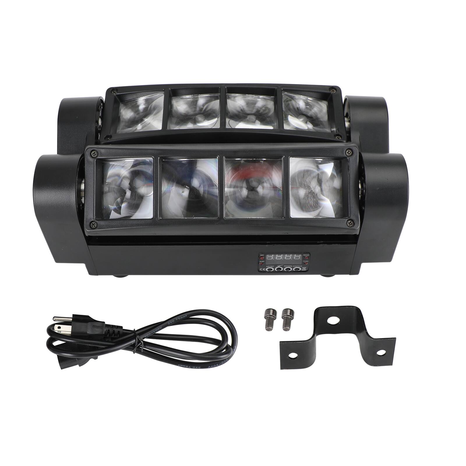 Topteng 80W RGBW Spider Moving Head Light 8 LED Stage Beam with DMX512 ...