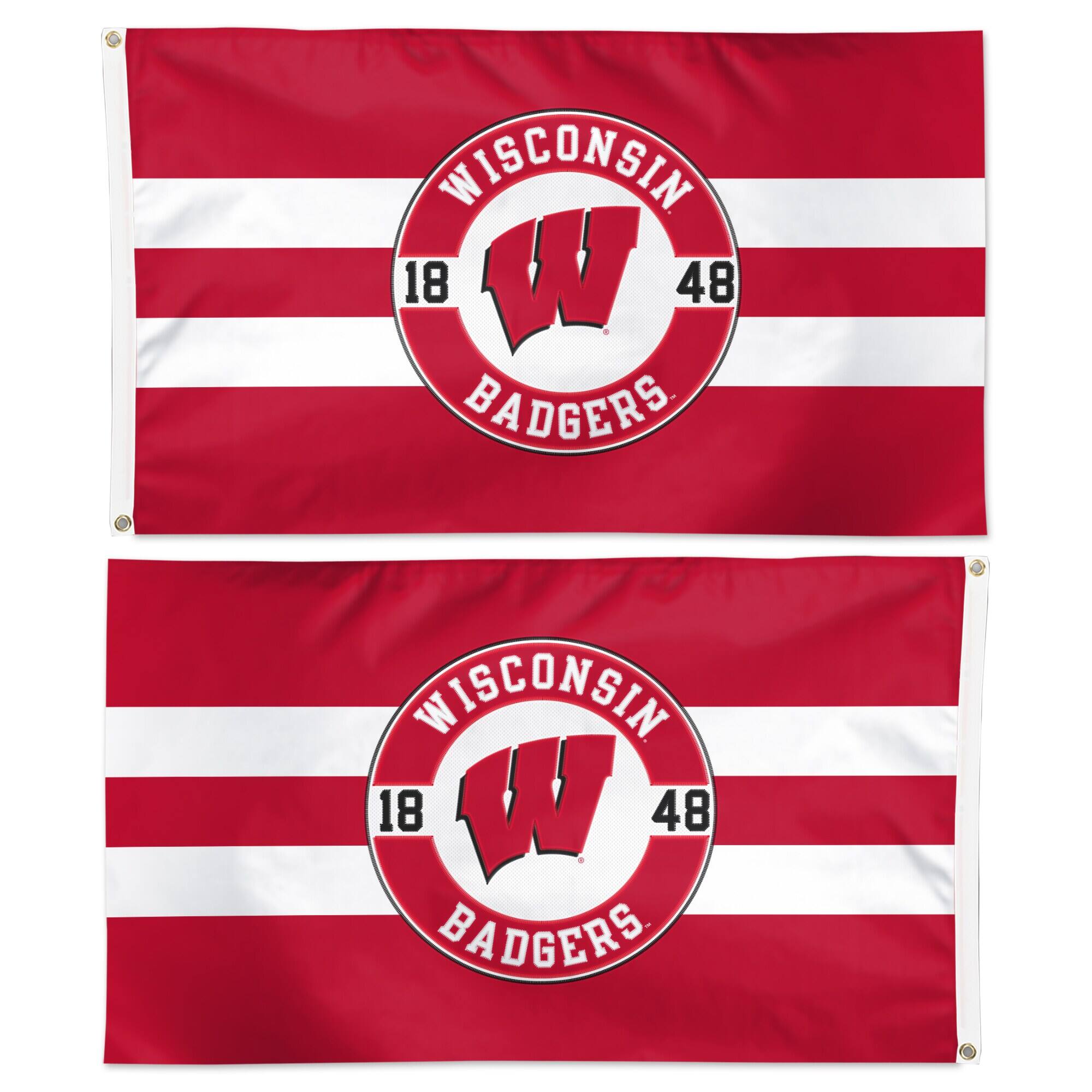 WinCraft Wisconsin Badgers 3' x 5' Applique Flag Multicolor 202227574 ...