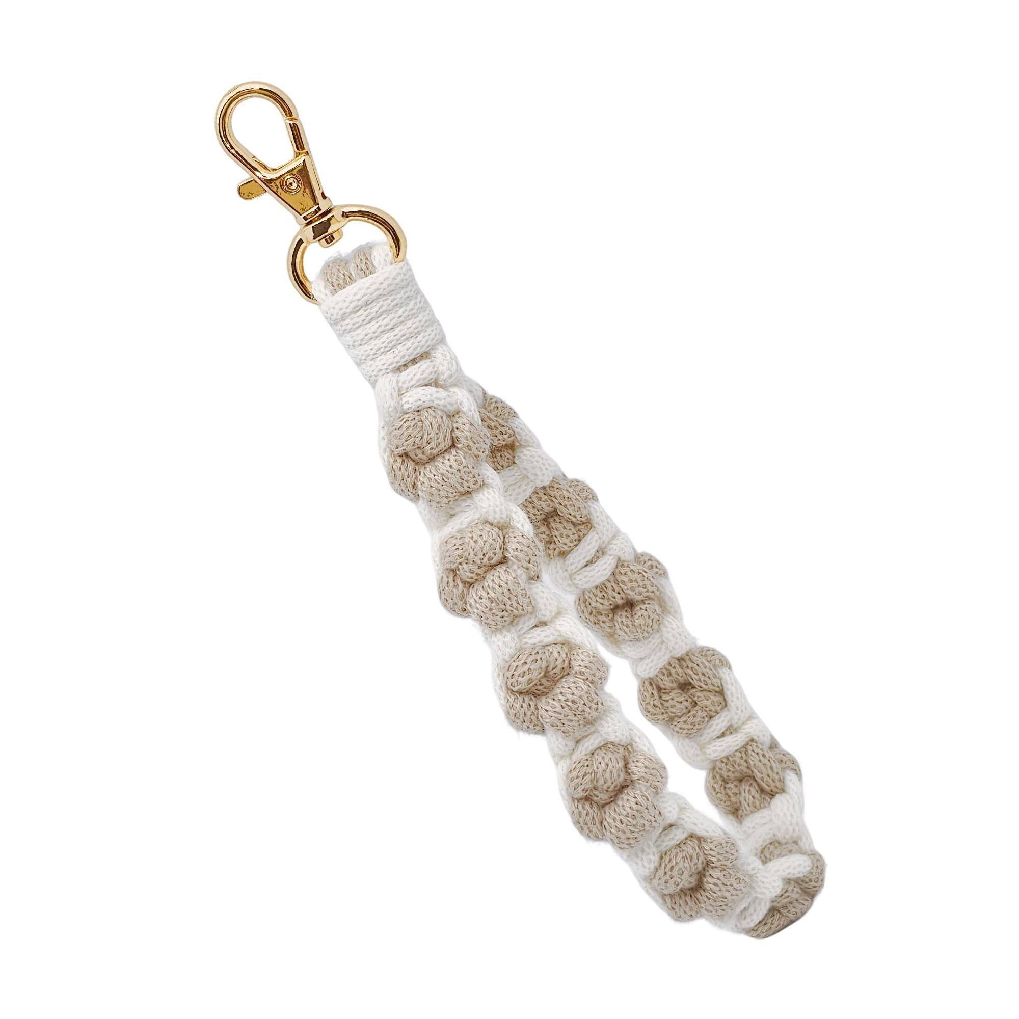 Stylel Star Macrame Keychain Handmade Wristlet For Women Cute Wrist ...