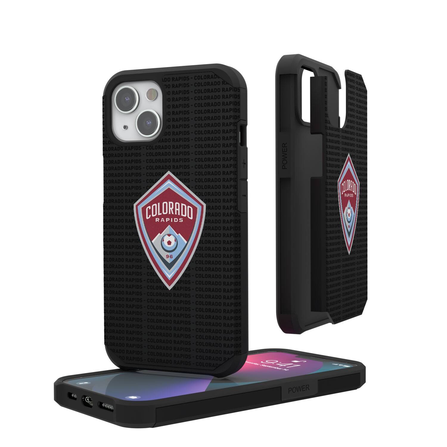 Keyscaper MLS Colorado Rapids iPhone Text Backdrop Rugged Case 14 Pro ...
