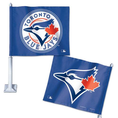 WinCraft Toronto Blue Jays 11'' x 13'' Two Sided Car Flag Royal Blue ...