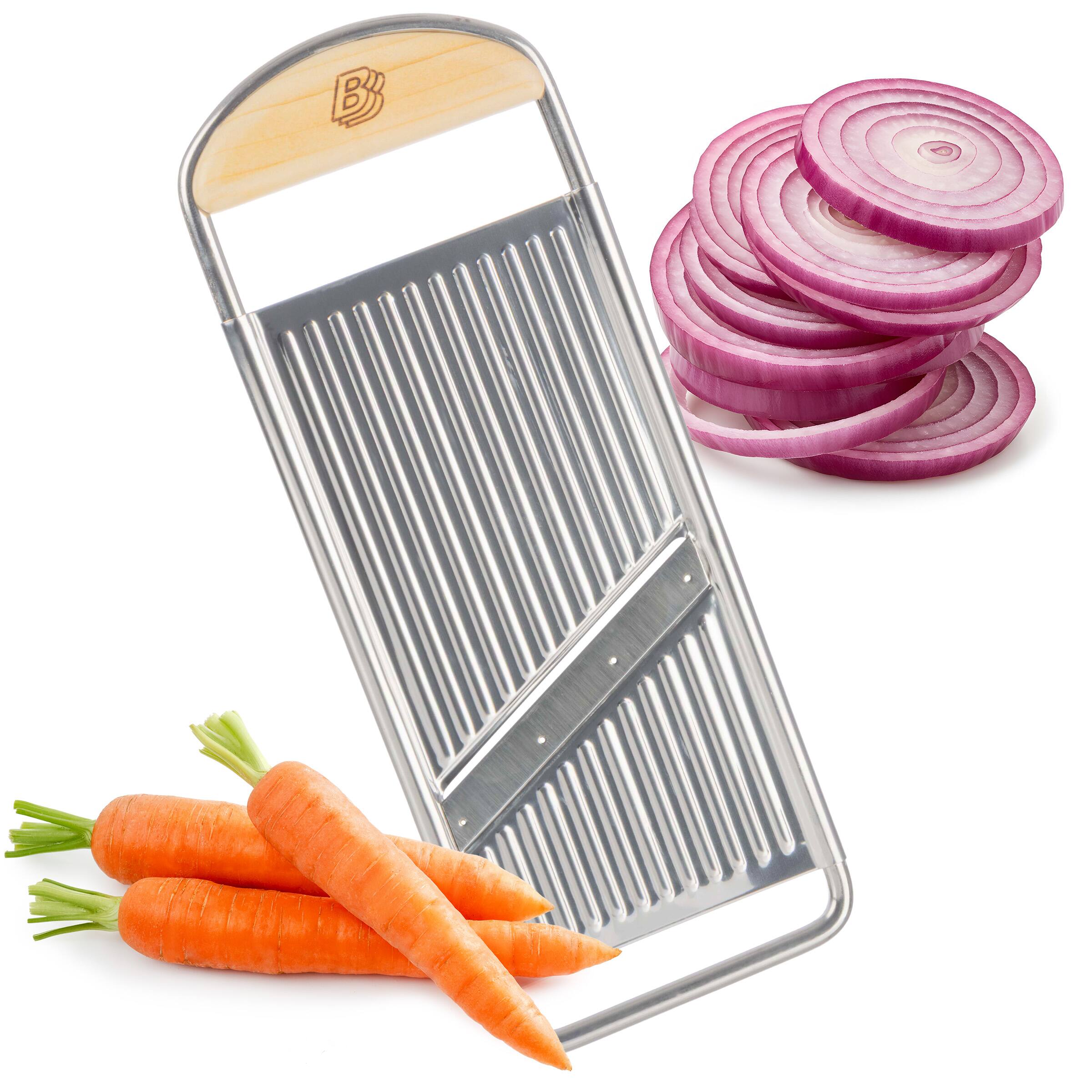Kings County Tools Mandoline Slicer for Kitchen Silver and Orange ...