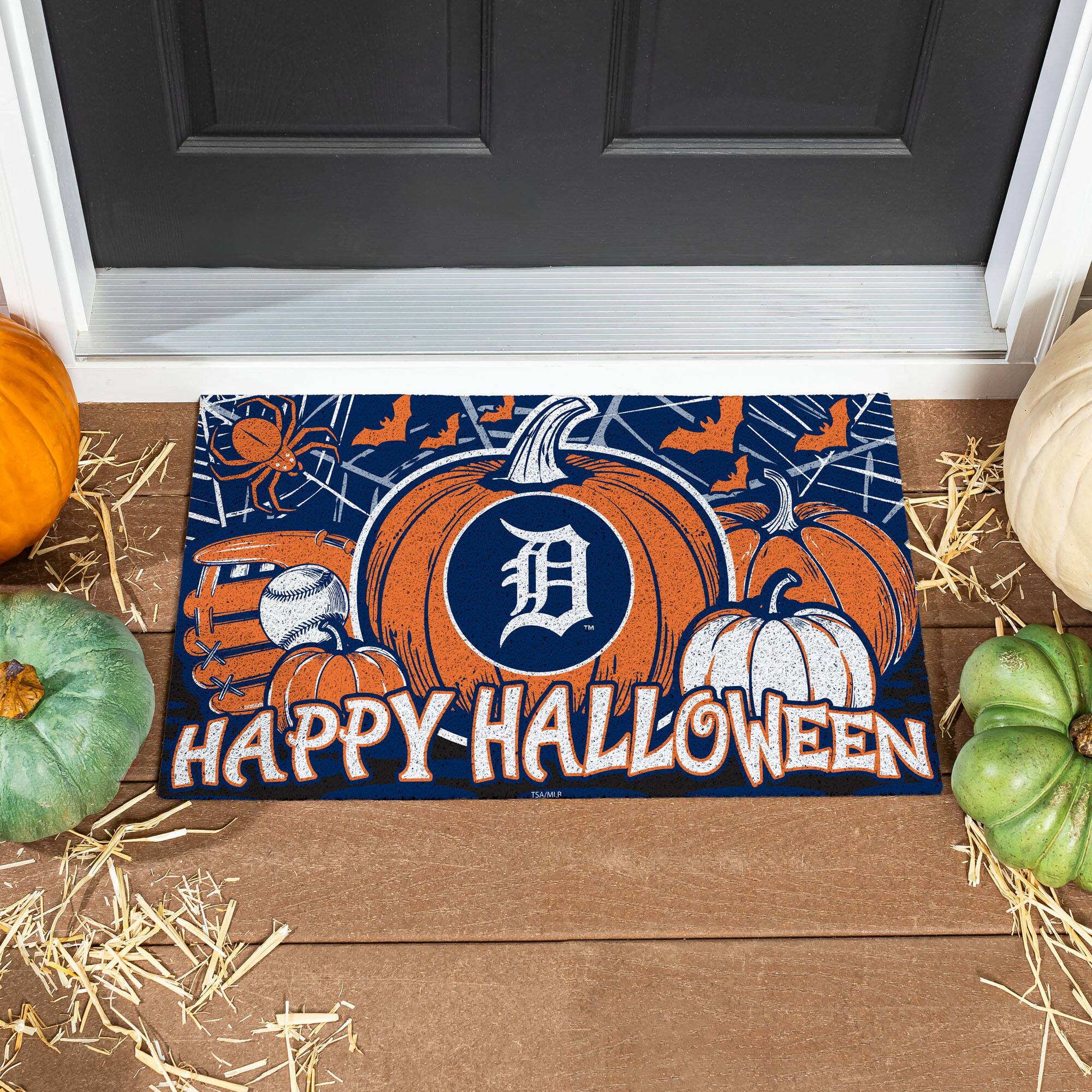 Evergreen Enterprises Detroit Tigers 28" x 16" Happy Halloween Turf ...