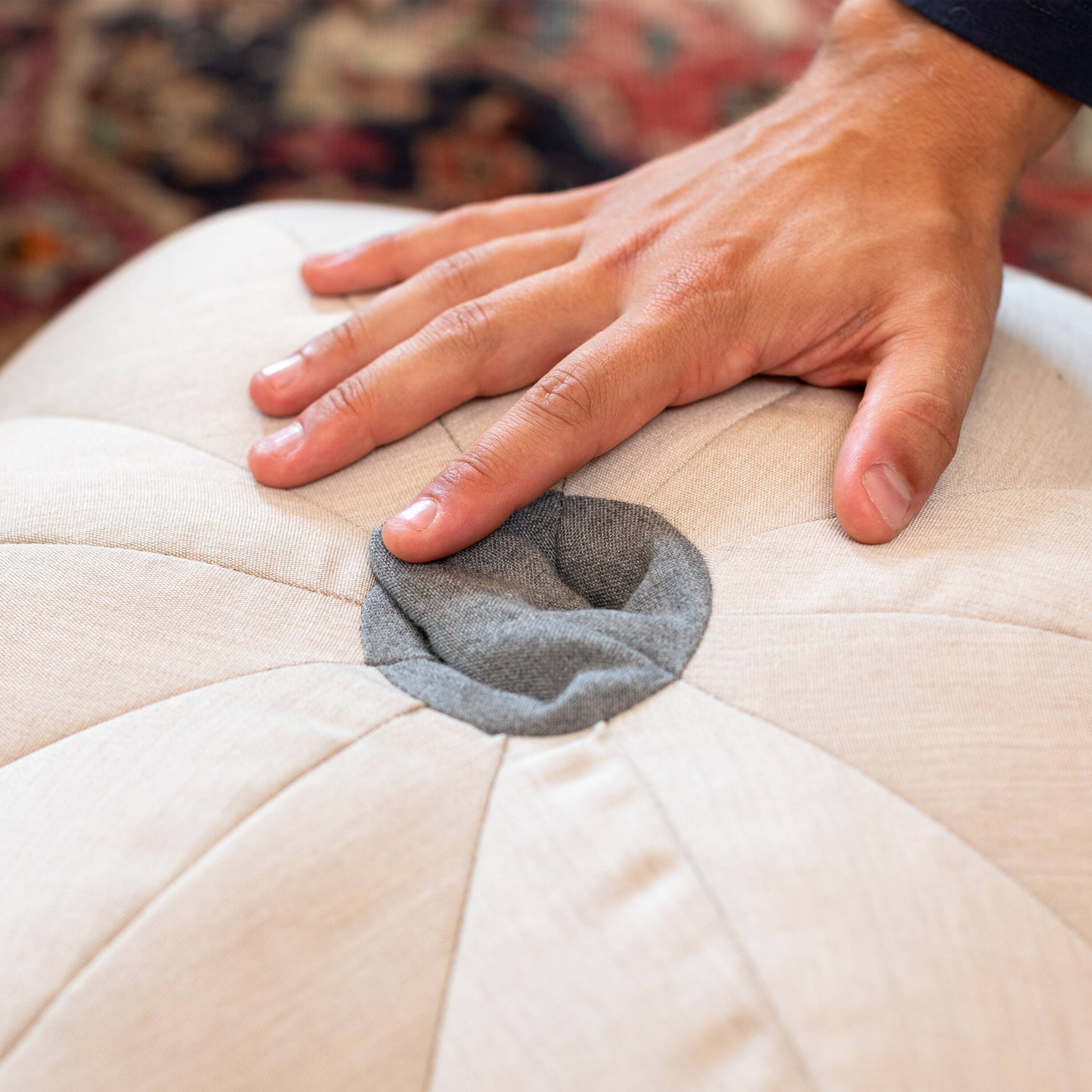 Jaxx Pumpkin Pouf Luxurious Ottoman for Fall & Halloween Décor Indoor ...