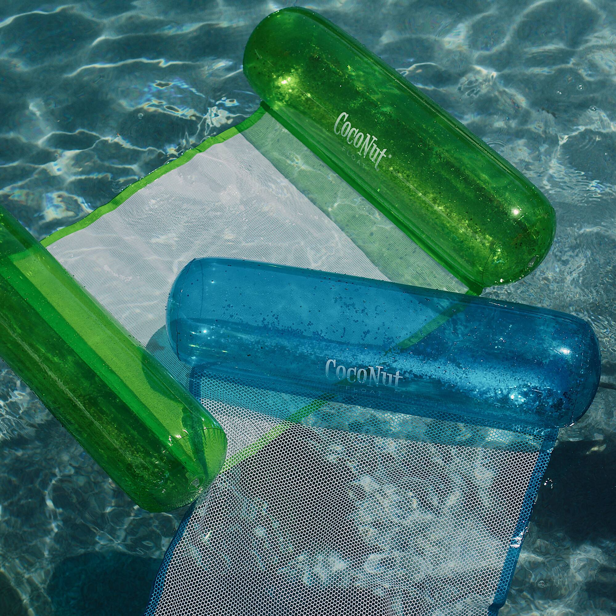 Salus Brands, LLC CocoNut Float: Green Glitter Hammock Pool Lounger 49 ...