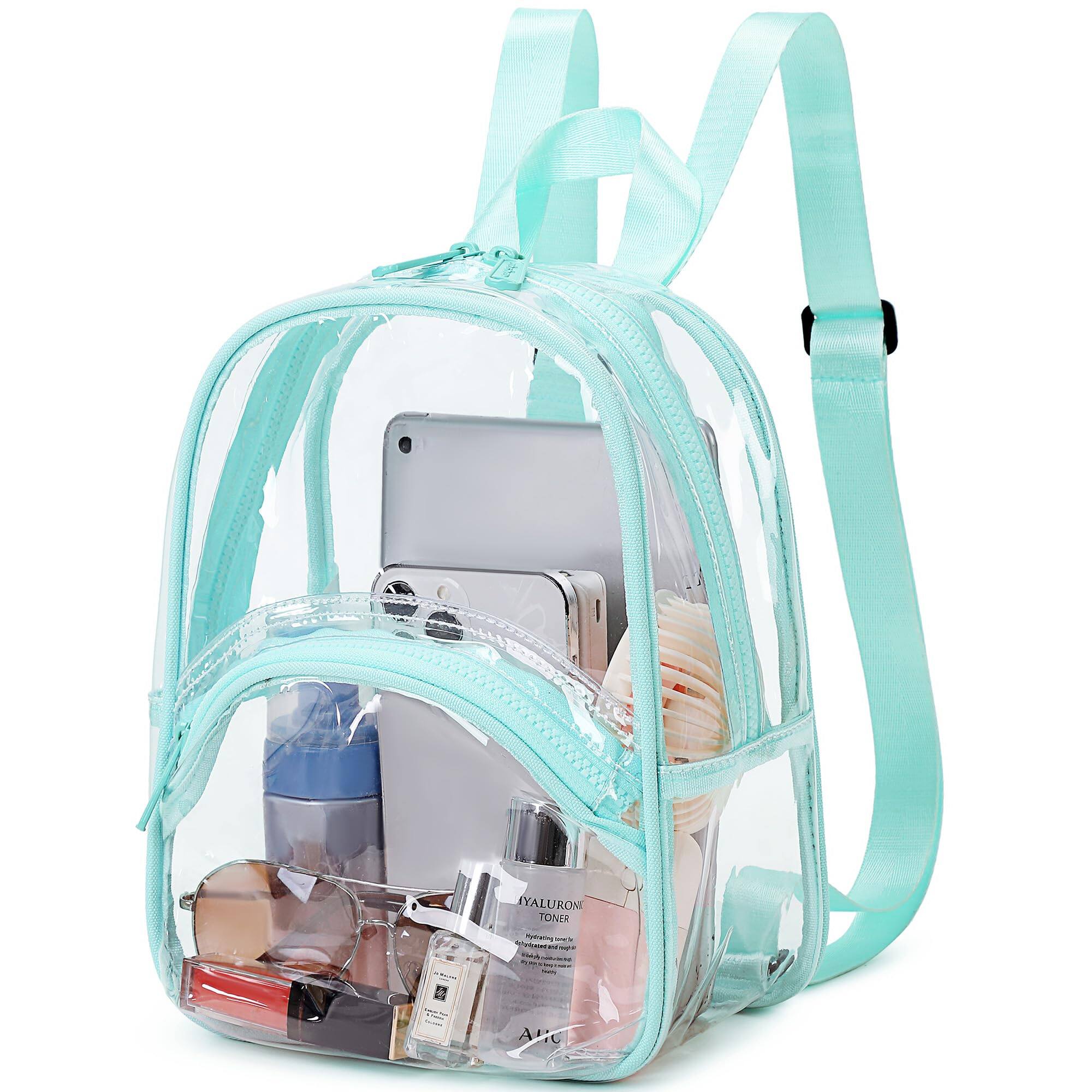 Stamp n Camp Clear Mini Backpack For Stadium Events Approved 12 X6 X12 ...