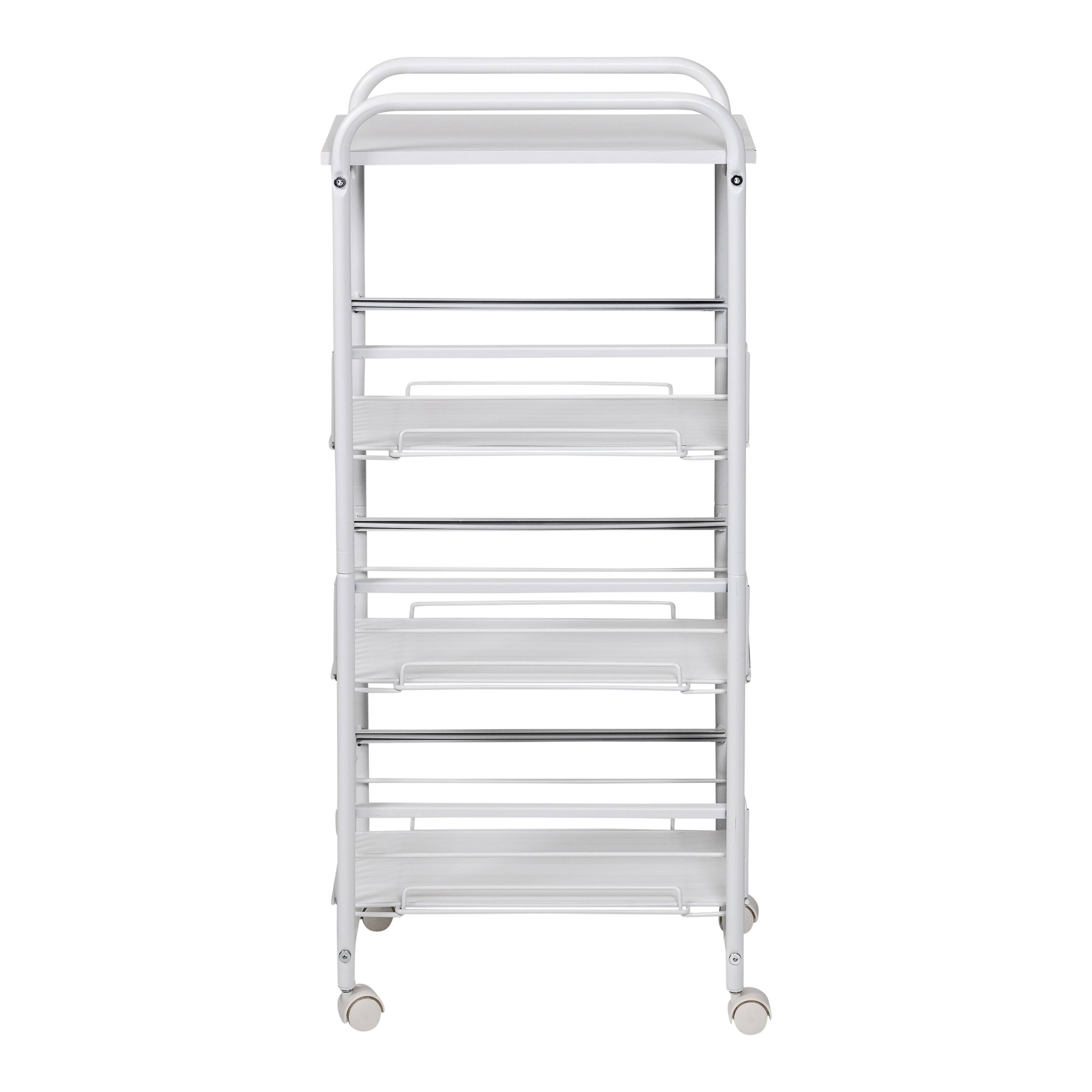 Customer Reviews: Honey-Can-Do 4-Tier Slim Rolling Cart with Drawers ...