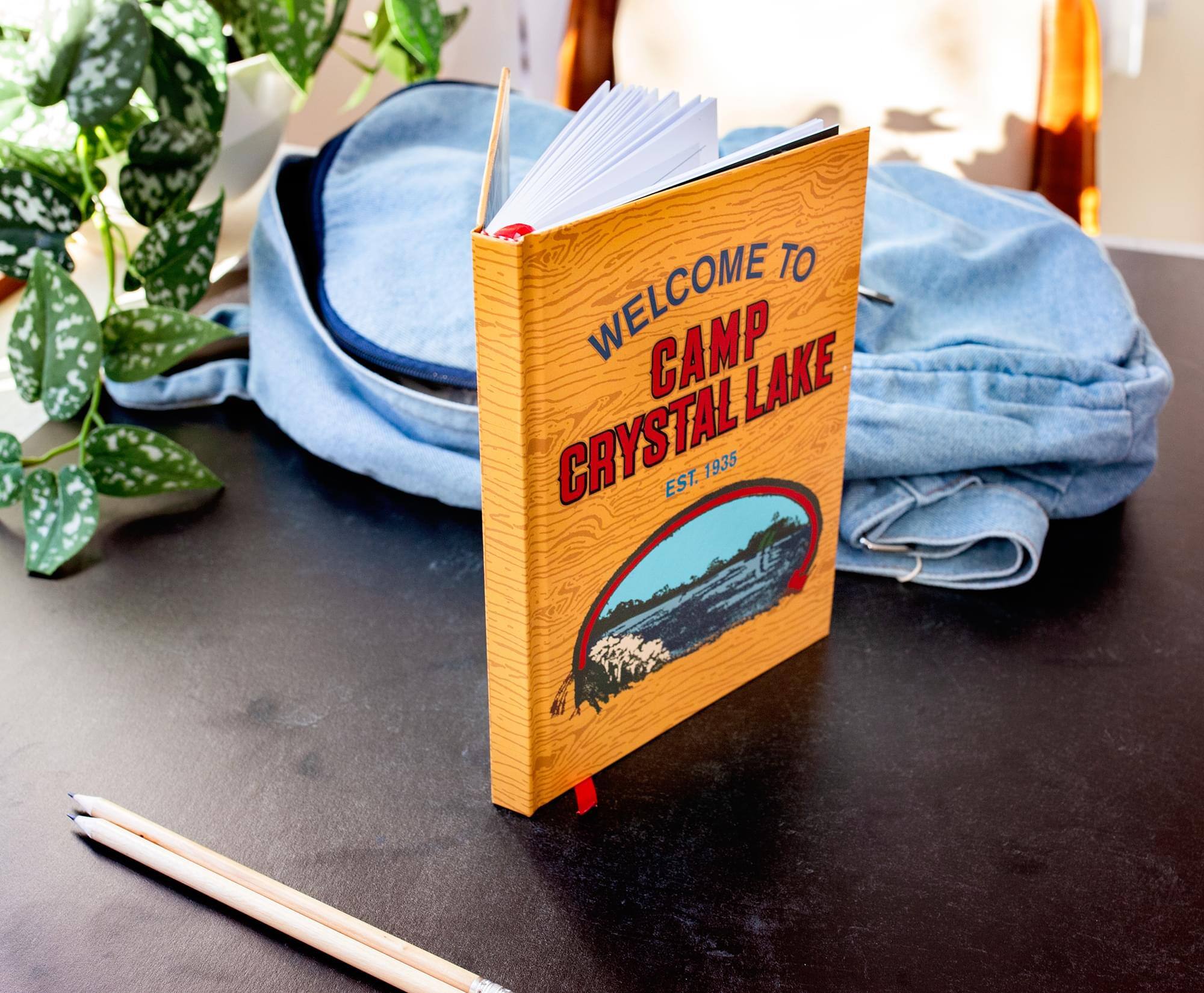 Silver Buffalo Friday The 13th "Welcome To Camp Crystal Lake" Hardcover ...