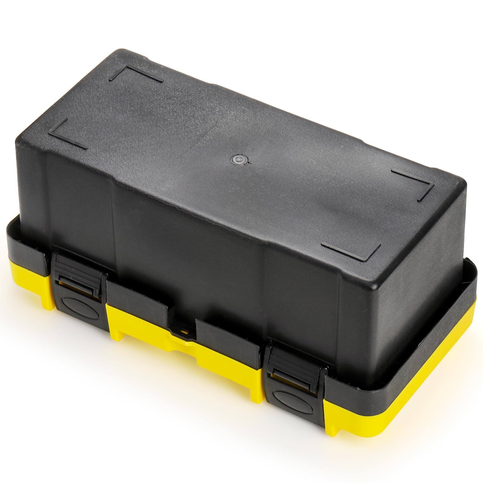 Fabibe 16 Inch Plastic Tool Box With Handle Portable Toolbox Removable Tray And Lockable Design ...