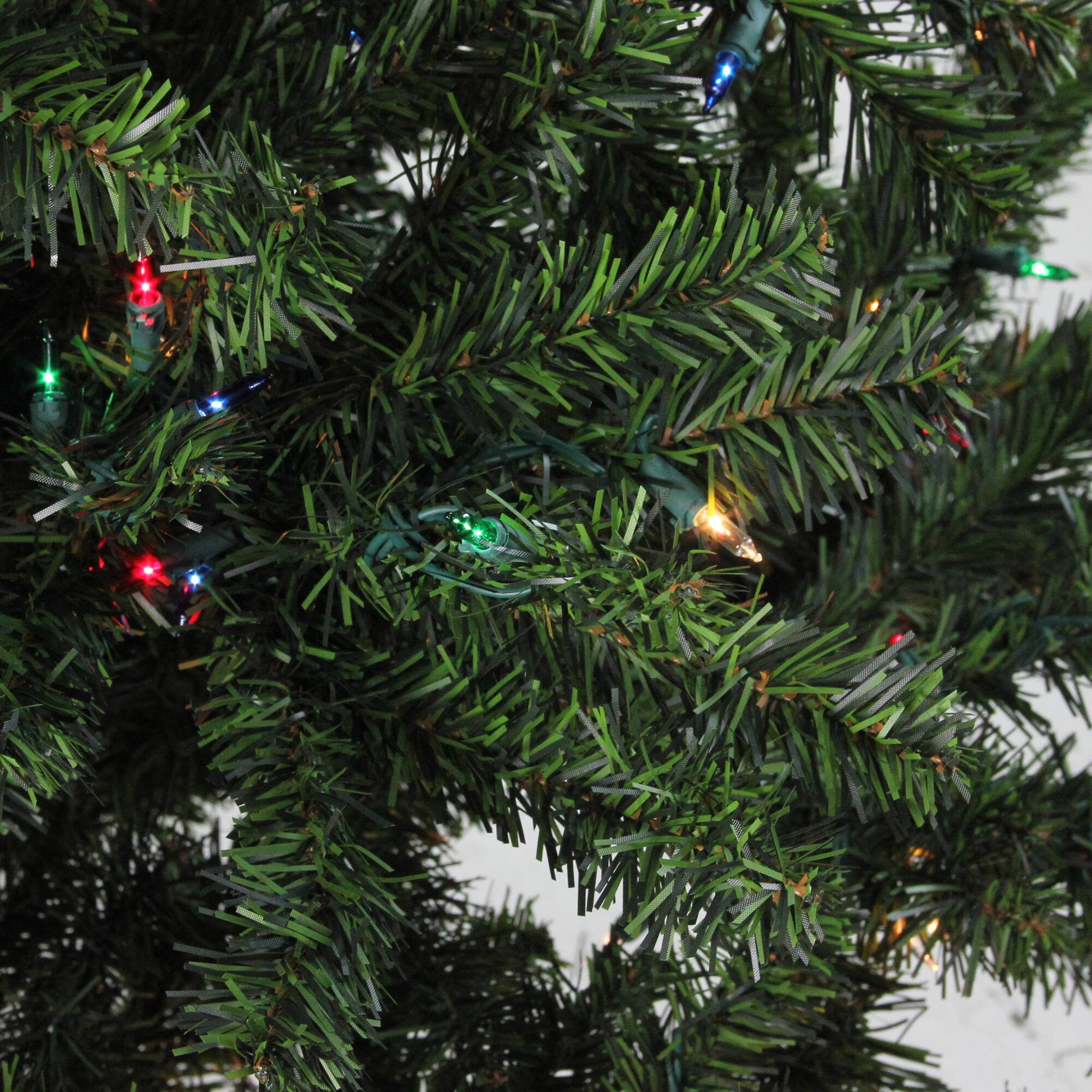 Northlight Pre Lit Medium Canadian Pine Artificial Christmas Tree 10 ...