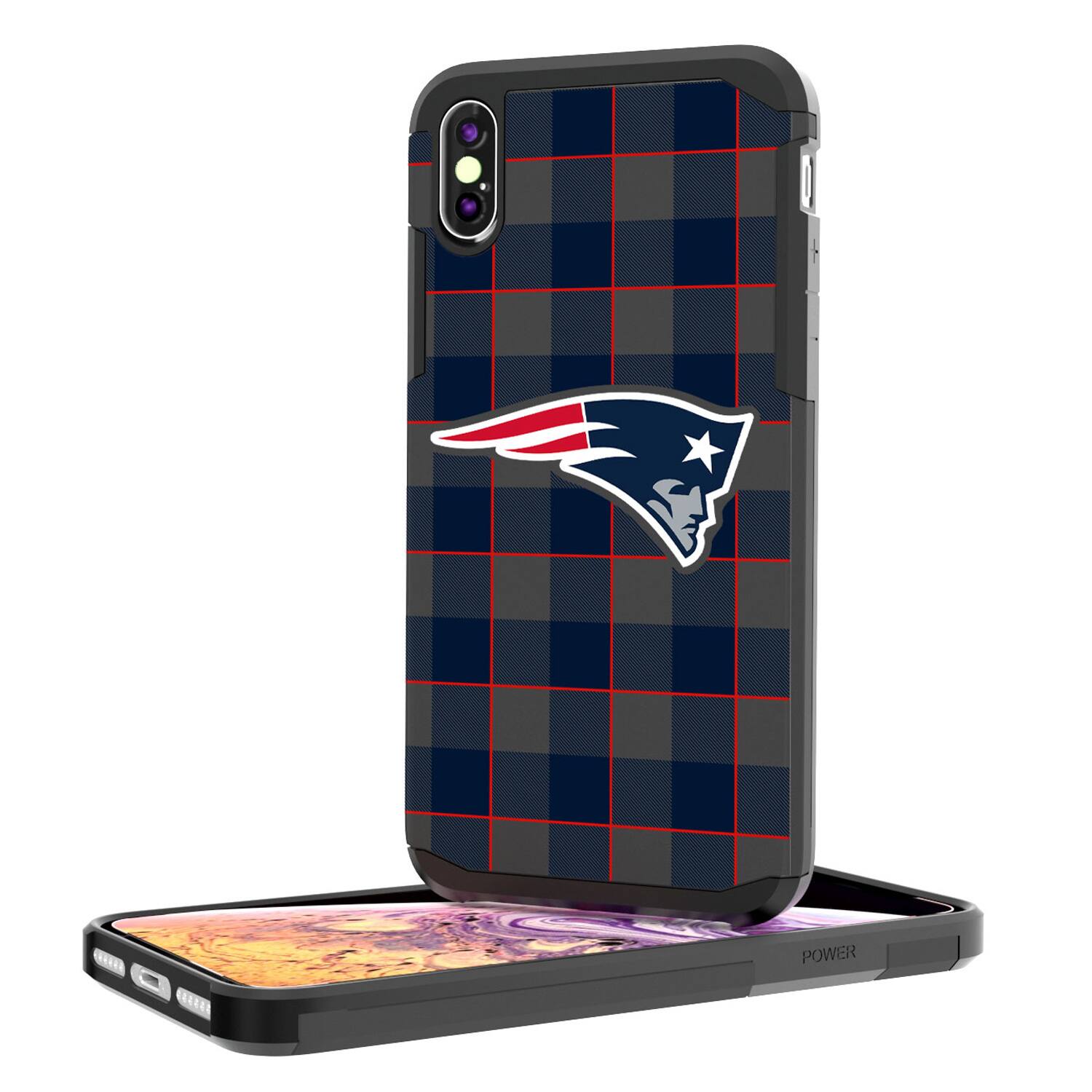 Keyscaper NFL New England Patriots iPhone Rugged Plaid Design Case 11 ...