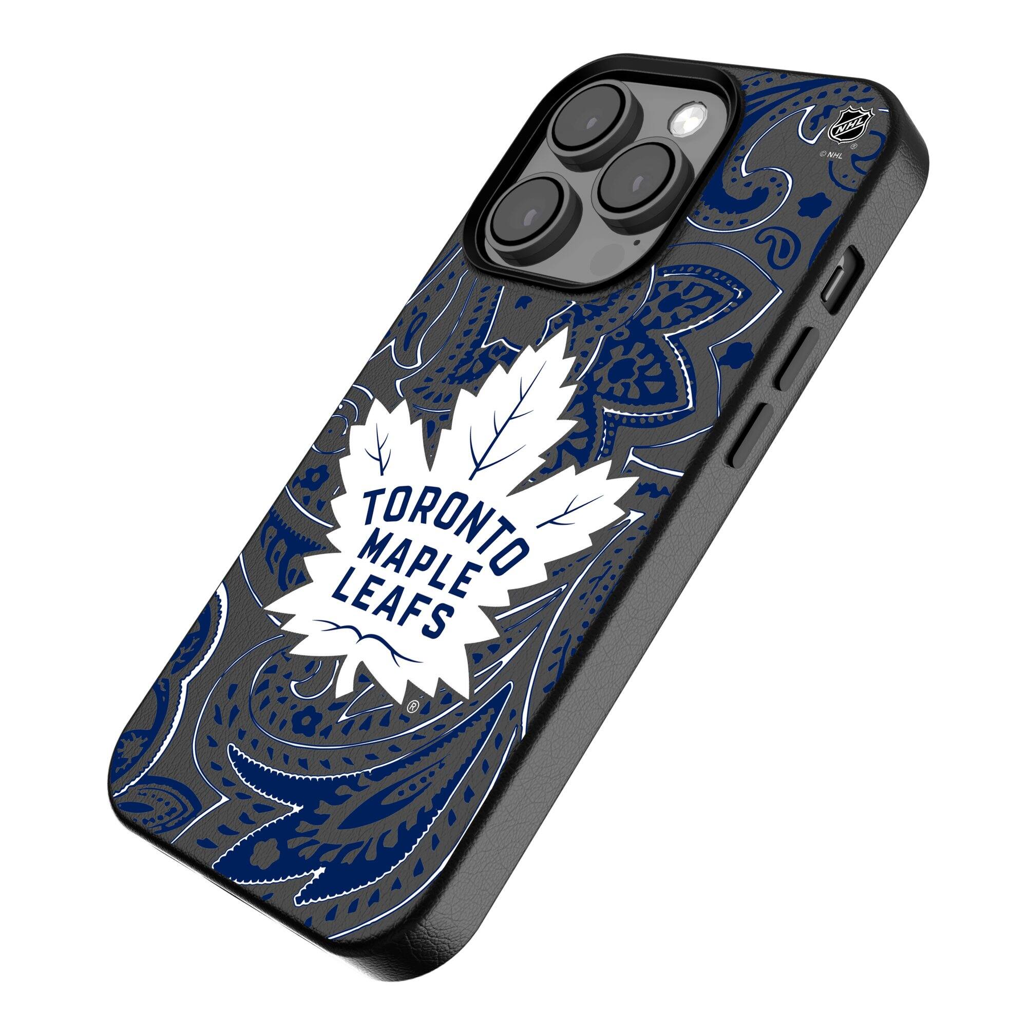 Keyscaper NHL Toronto Maple Leafs Paisley iPhone Magnetic Bump Case 15 ...