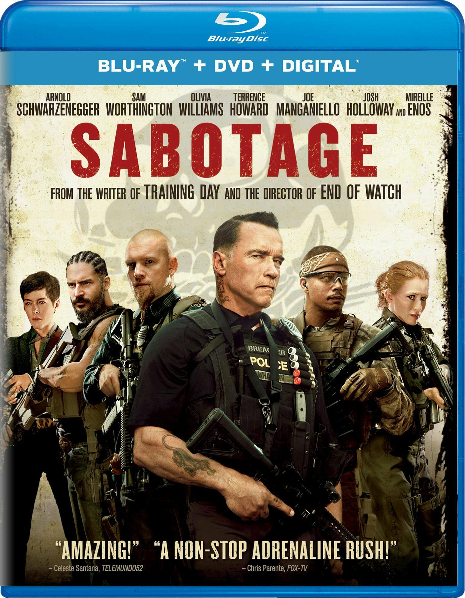 Sabotage (DVD + Digital + Ultraviolet) [Blu ray] [Standard] - Best Buy