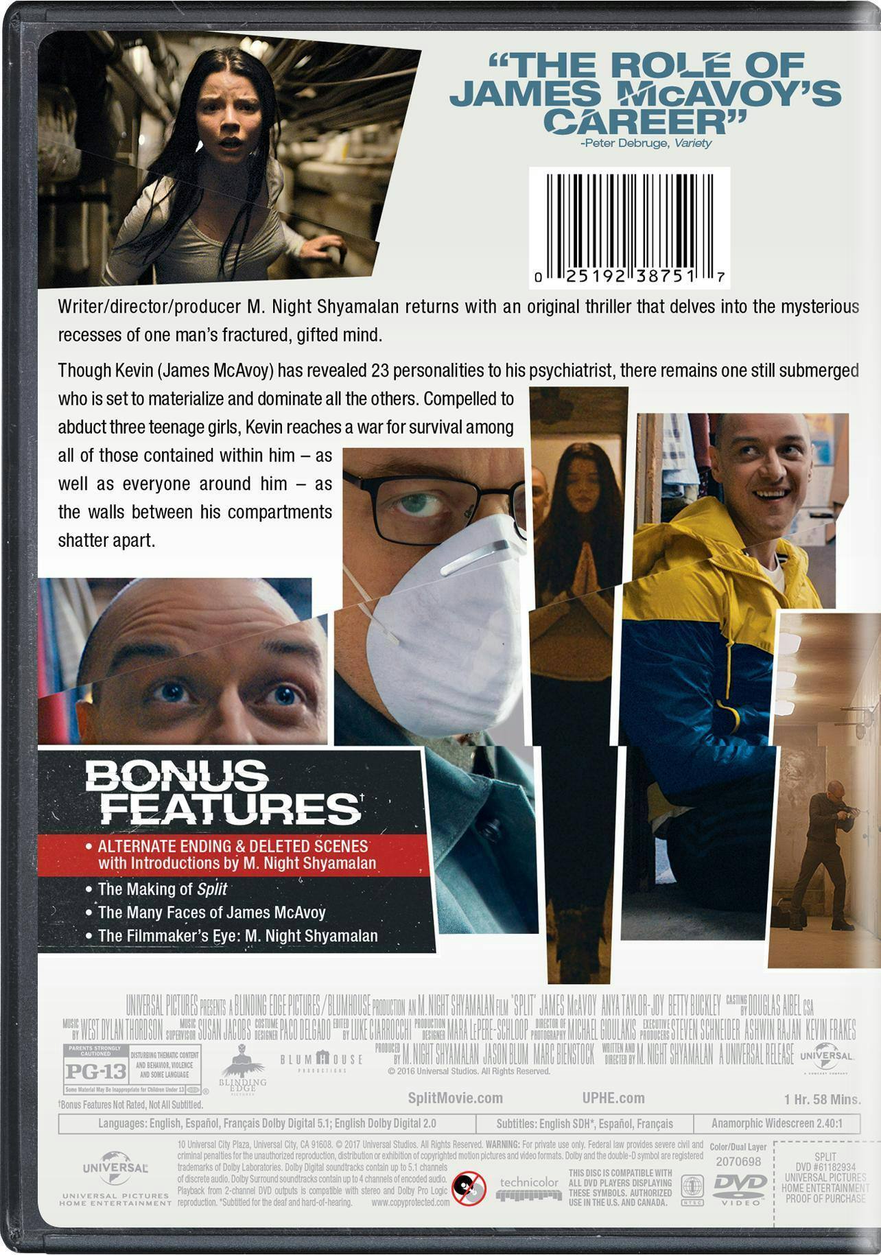 Customer Reviews: Split [DVD] [2016] - Best Buy