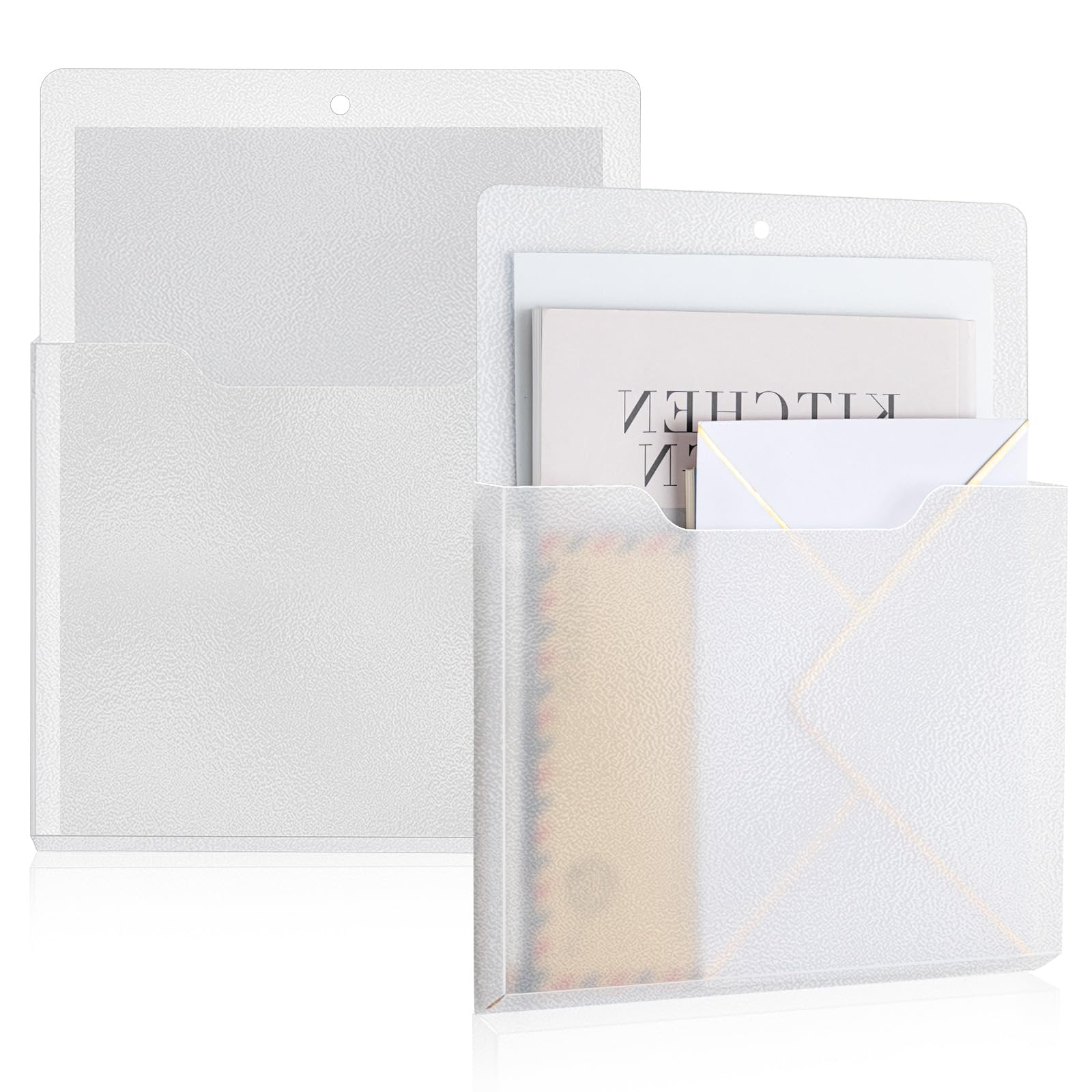 Dapper Styles Magnetic File Holder Pocket Wall Hanging Magazine ...