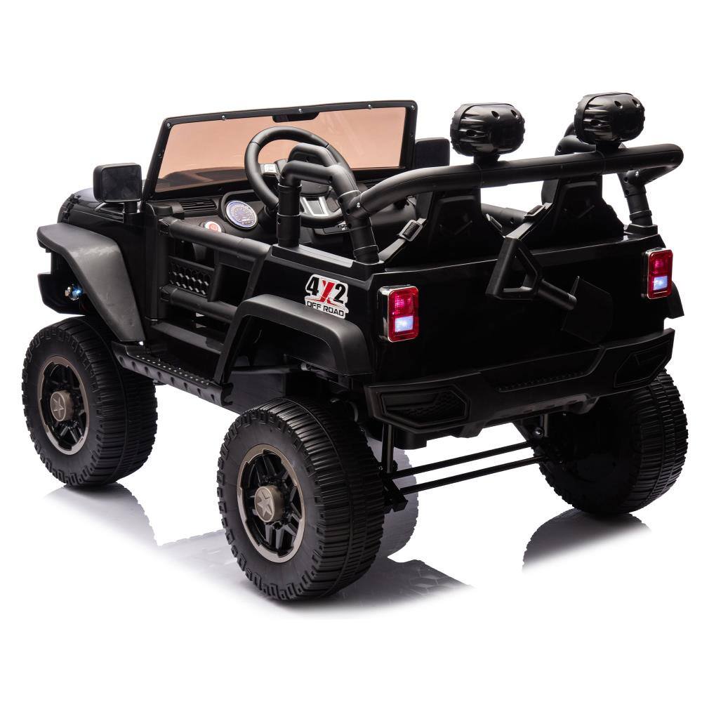 BreeBe 24V 2 Seater Kids Ride On Truck with Remote, 200W*2 Motor, LED ...