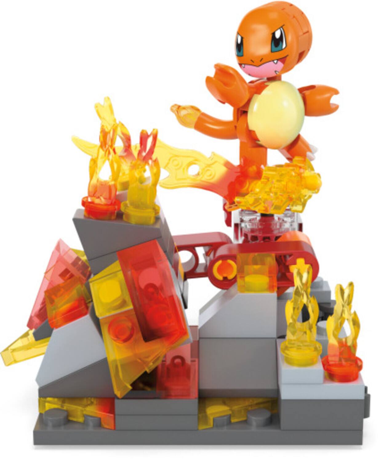 Mega Bloks Pokemon: Charmander's Fire Type Spin, 81 Piece Building Toy ...