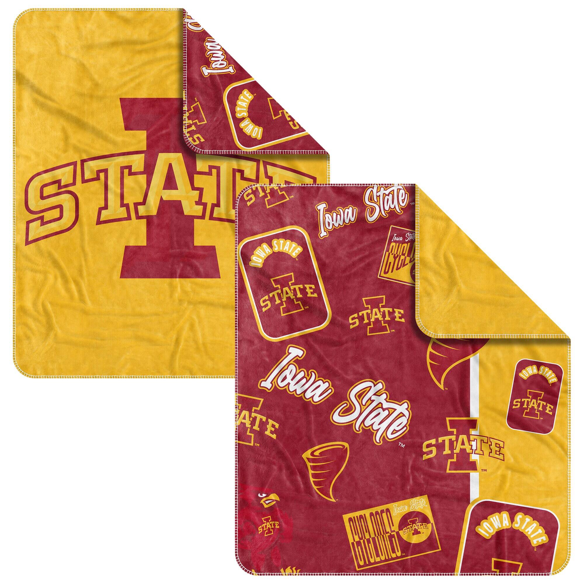 Logo Brands Iowa State Cyclones 50 x 60 Dream Weave Throw Blanket ...