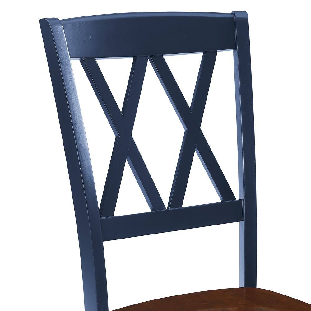 Crosley Furniture Shelby 4 Piece Dining Chair Set Blue KF20031NV - Best Buy