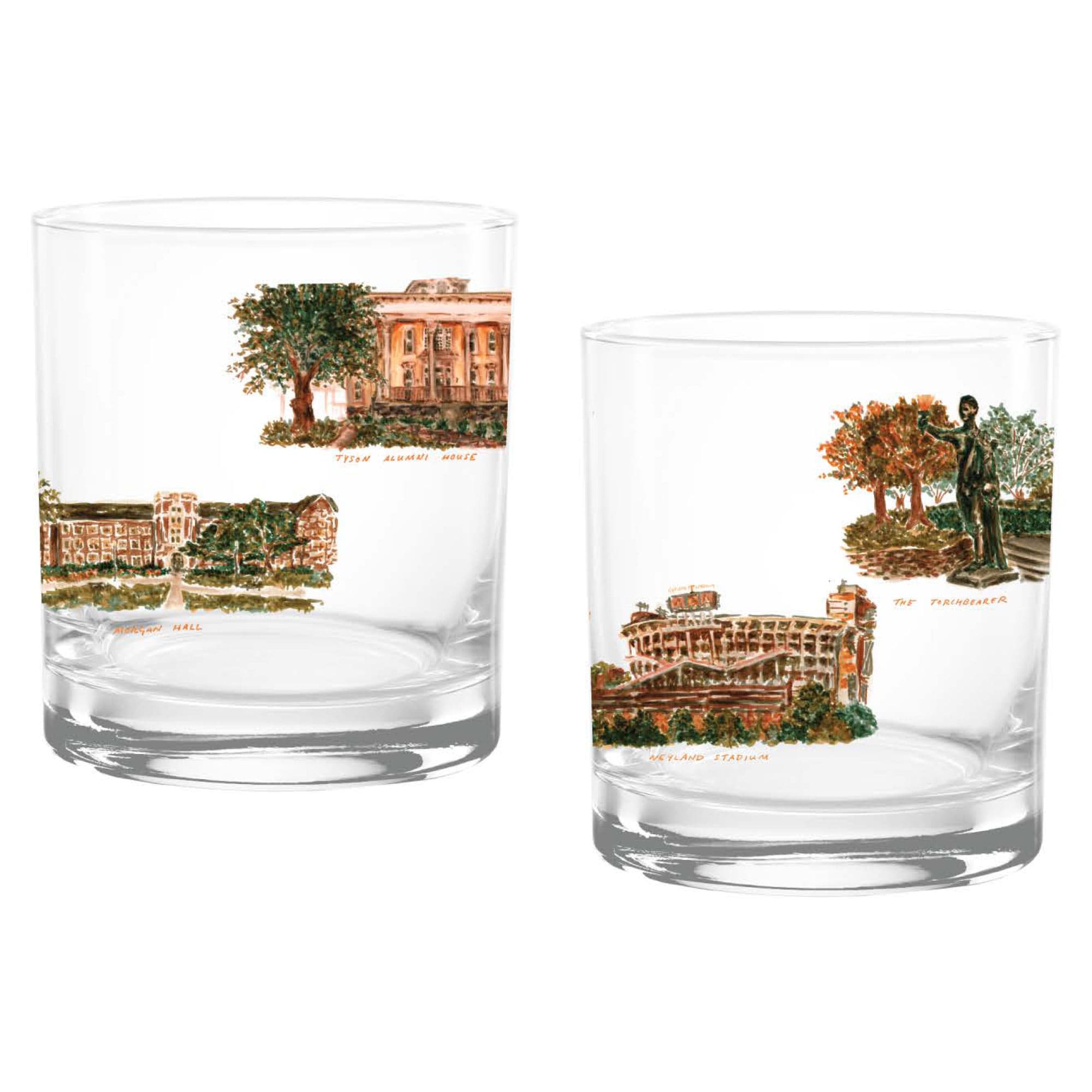 Indigo Falls Tennessee Volunteers 16oz. Laura Wilcox University Hall ...