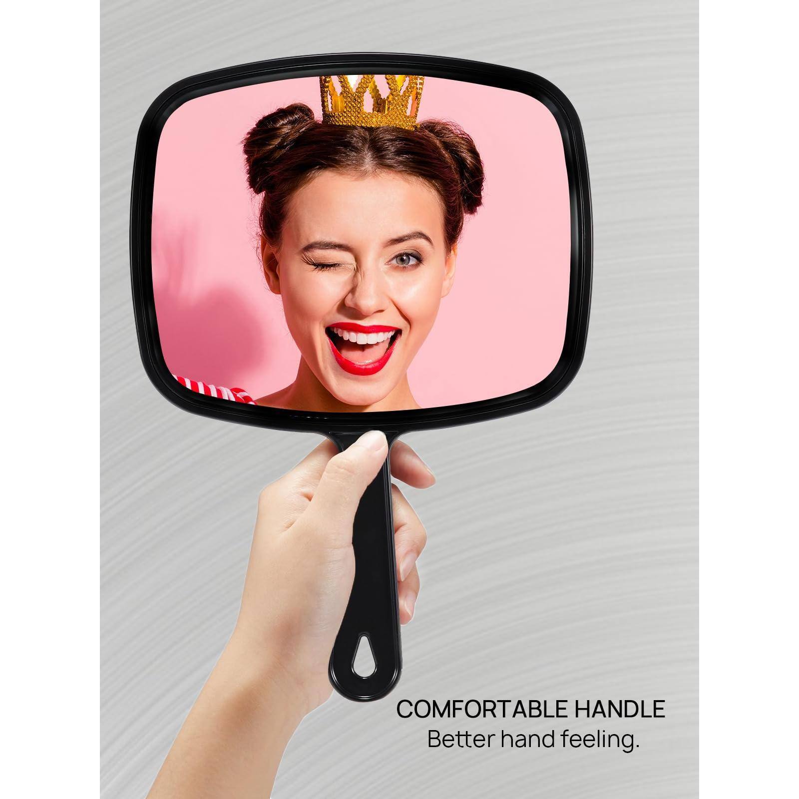 Pacoar Cade L X W Hand Mirror All Handheld With Handle Mirror Mirror 12 ...