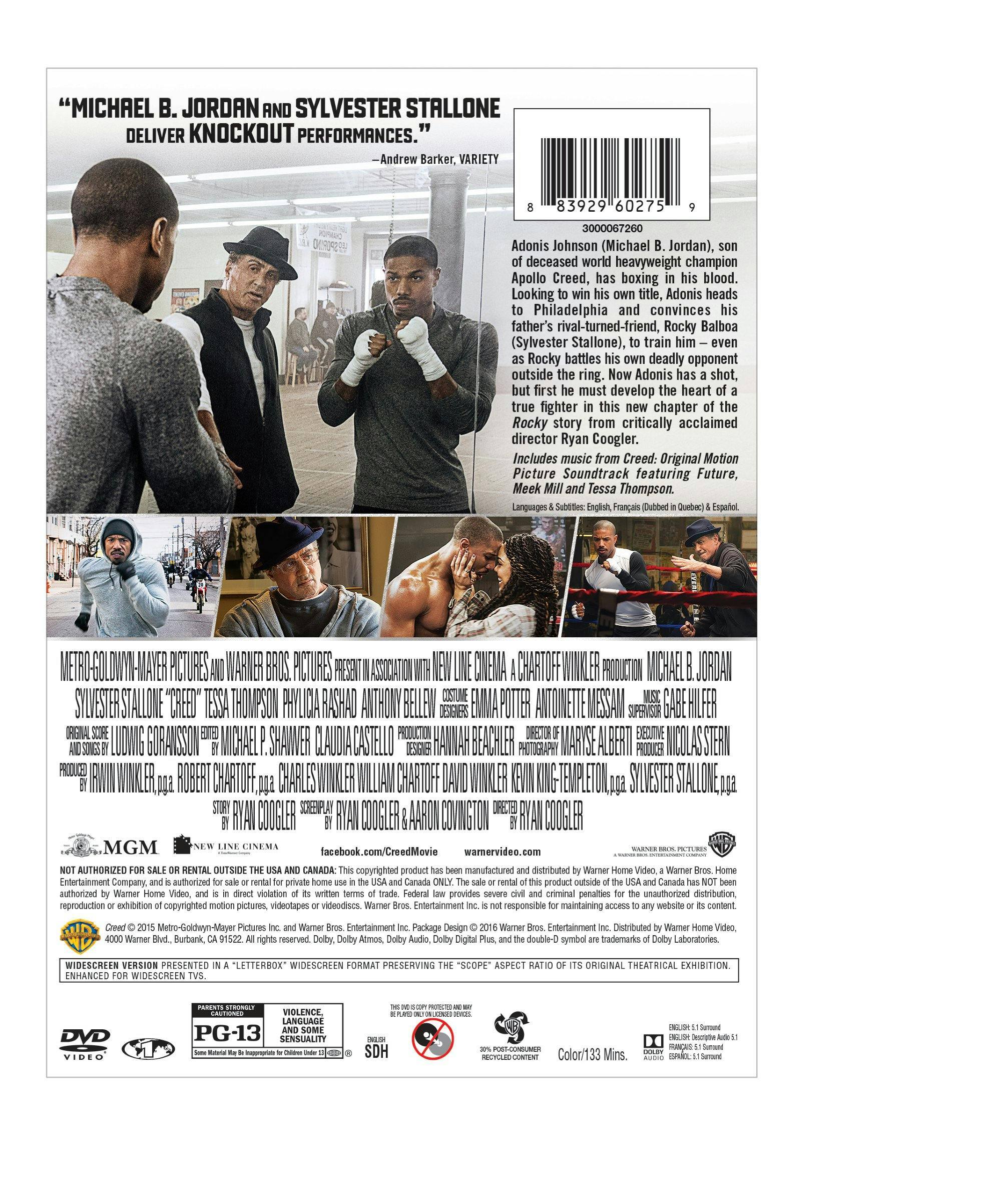 Creed (DVD Single Disc) [DVD] [Standard] - Best Buy