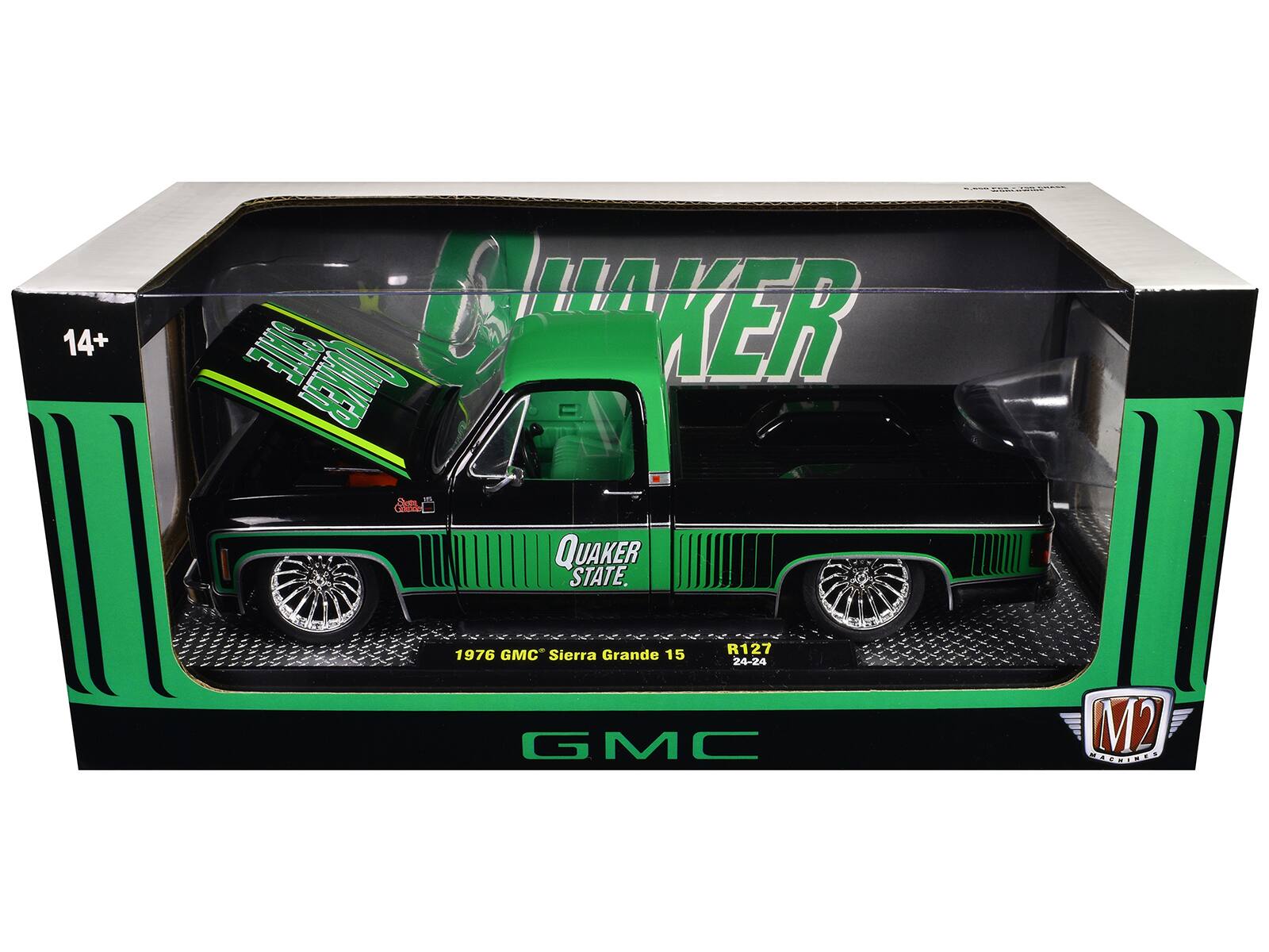 M2 1976 GMC Sierra Grande 15 Pickup Truck "Quaker State" Top, Graphics ...