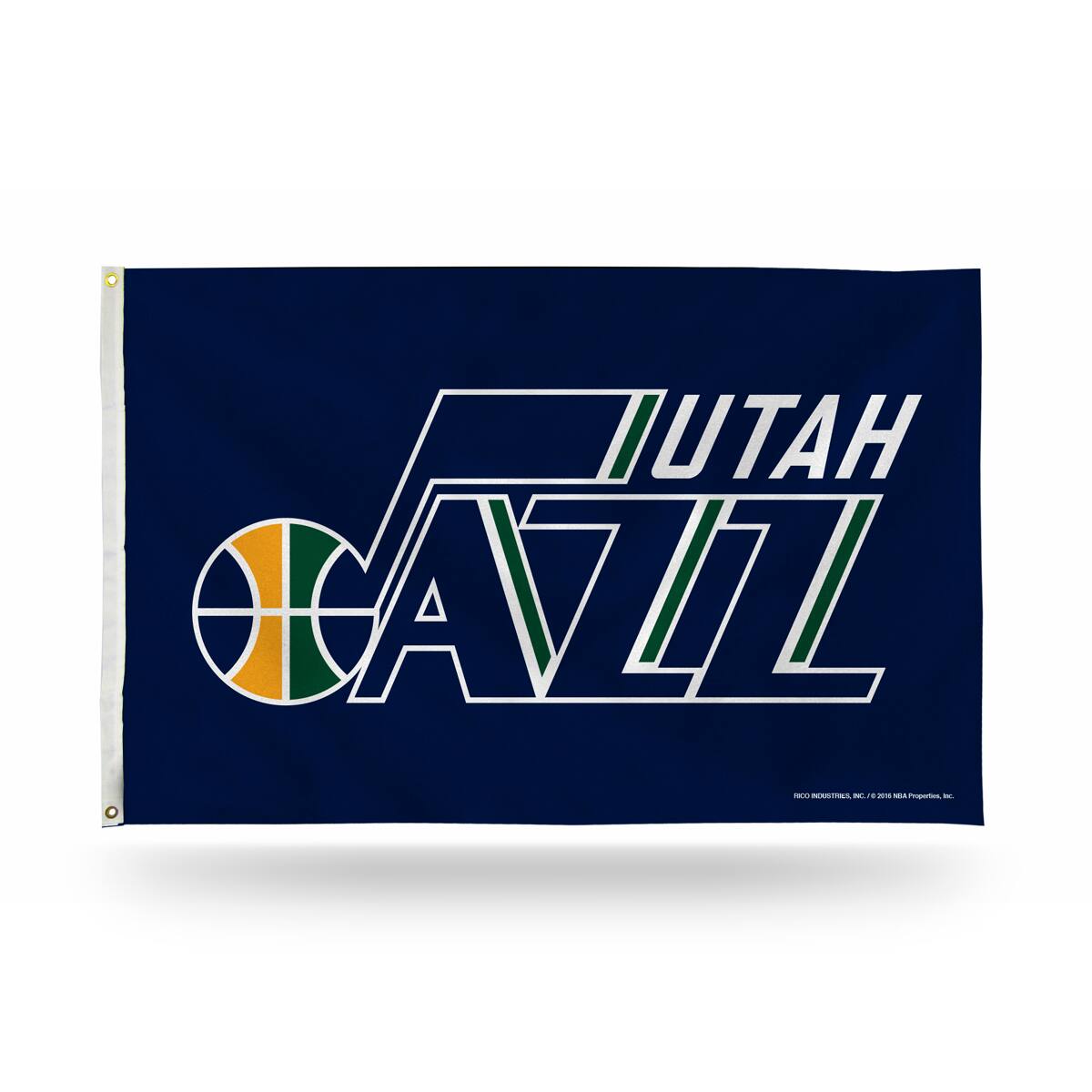 Rico Industries Utah Jazz NBA 3X5 Indoor Outdoor Banner Flag with ...