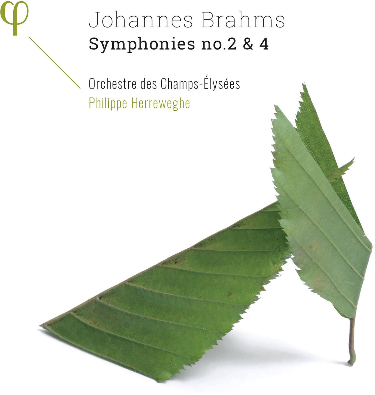 Brahms / Herreweghe Johannes Brahms: Symphonies Nos 2 & 4 COMPACT DISCS ...