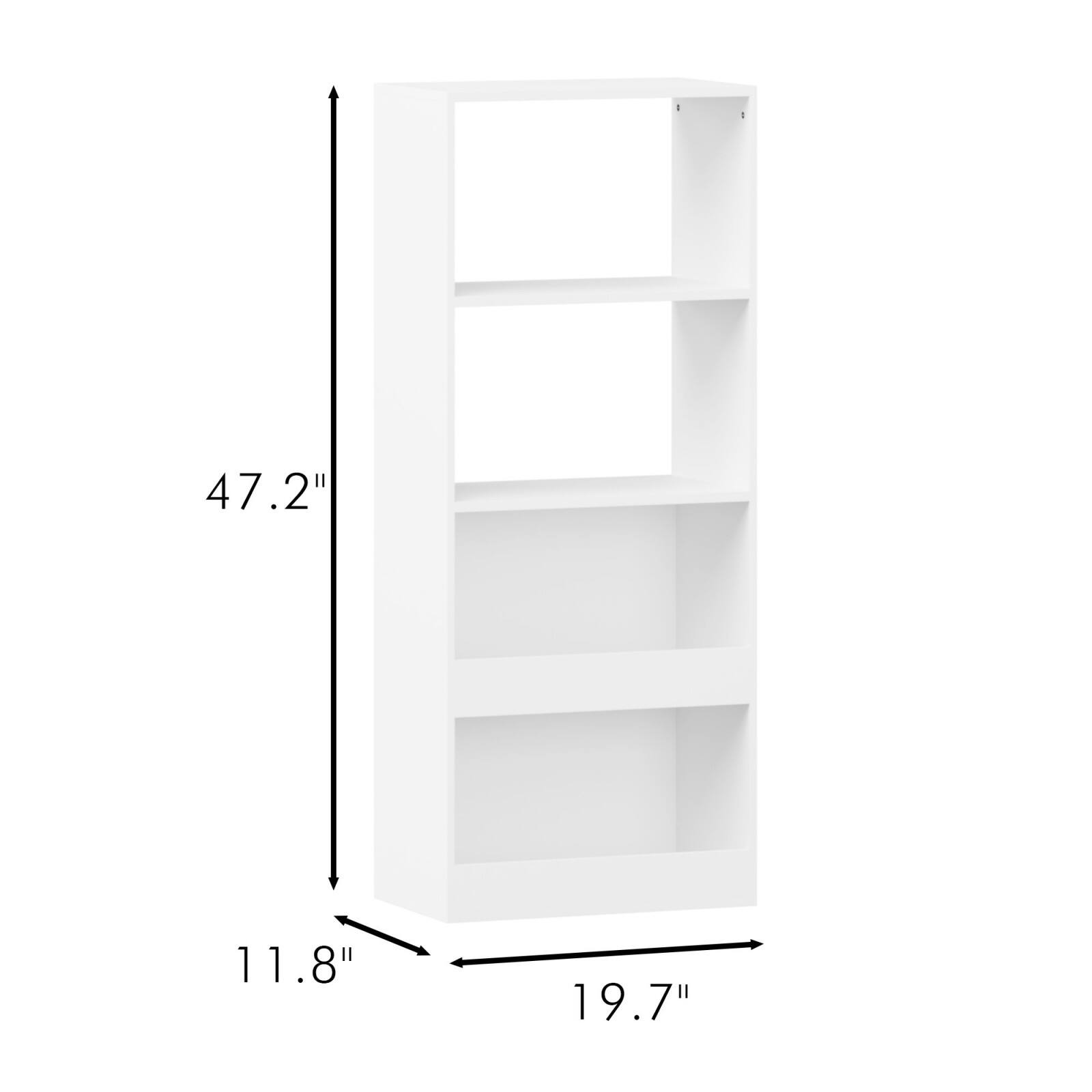 Ecooso Kids Bookshelf, 4 Tier Bookcase, Book Organizer, toy Storage ...