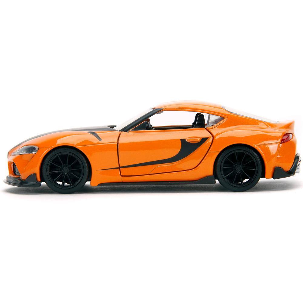 Jada Han's Mazda RX 7 Orange/Matte Black & Toyota GR Supra Orange/Black ...