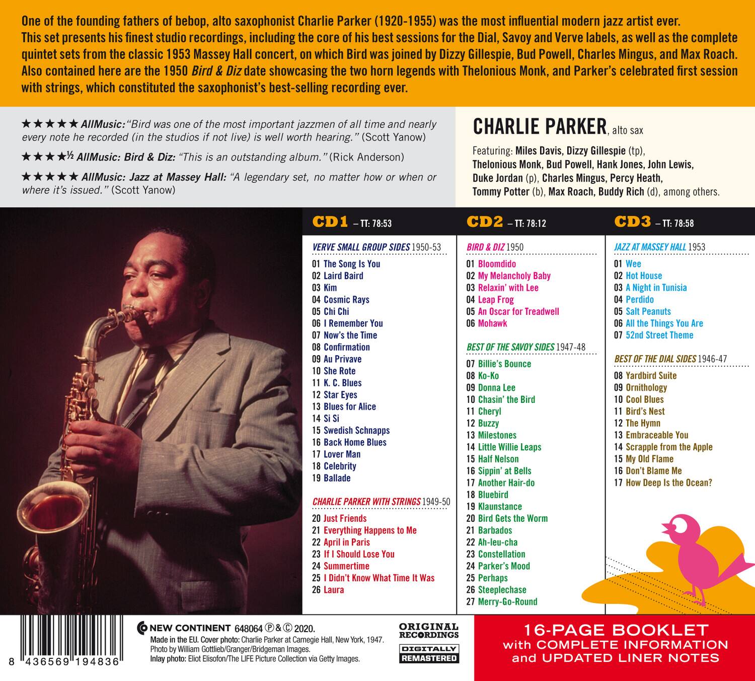 Charlie Parker Hits COMPACT DISCS [CD] - Best Buy