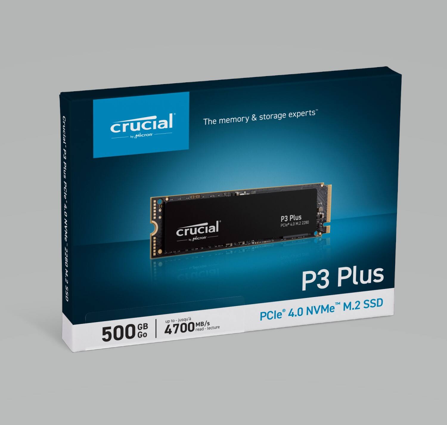 Customer Reviews: Crucial P3 Plus 500GB Internal SSD PCIe Gen 4 x4 NVMe CT500P3PSSD8 - Best Buy