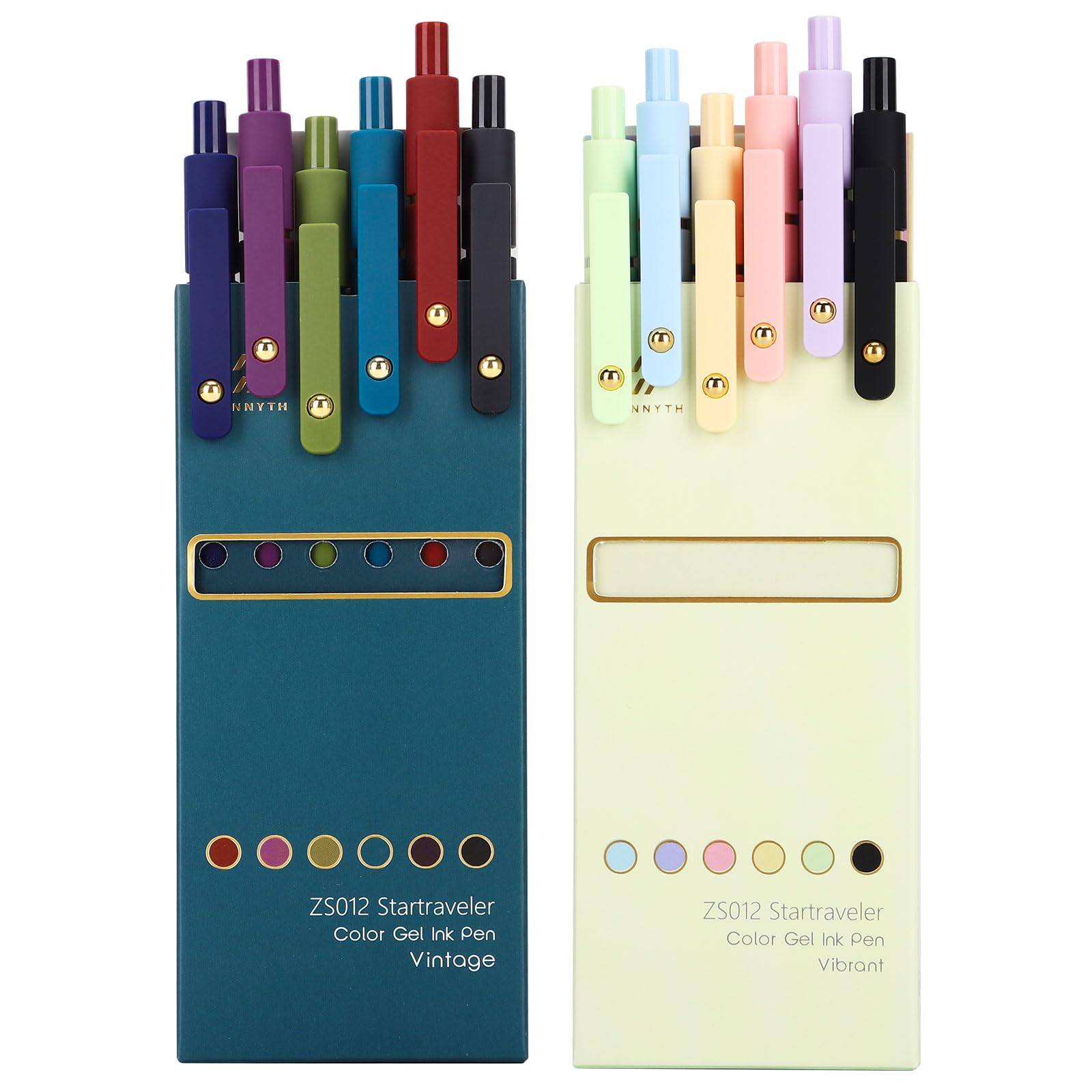 Paradigms Interiors Gel Pens Fine Point Quick Dry Ink Retractable ...