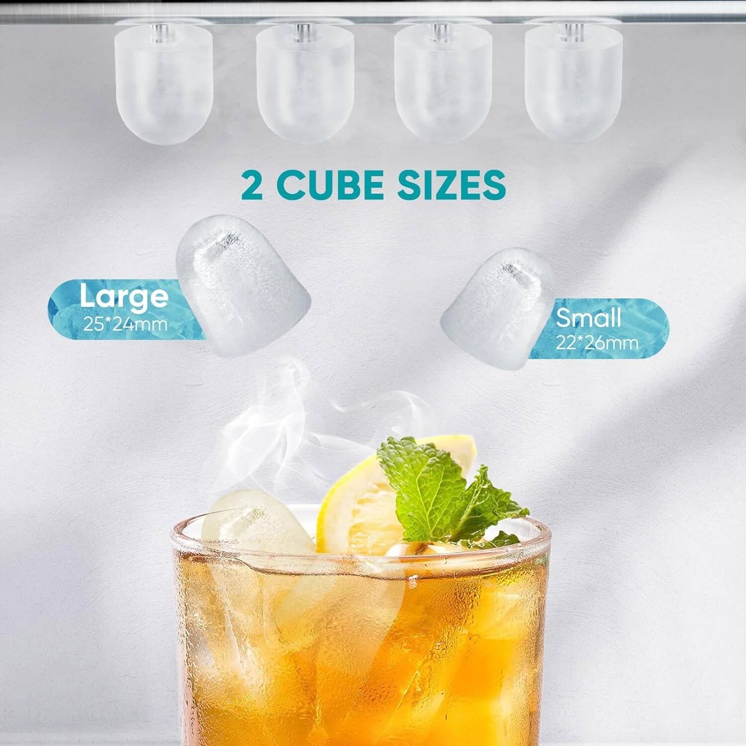 Sweet Countertop Ice Maker, Portable Ice Machine Countertops Green ...