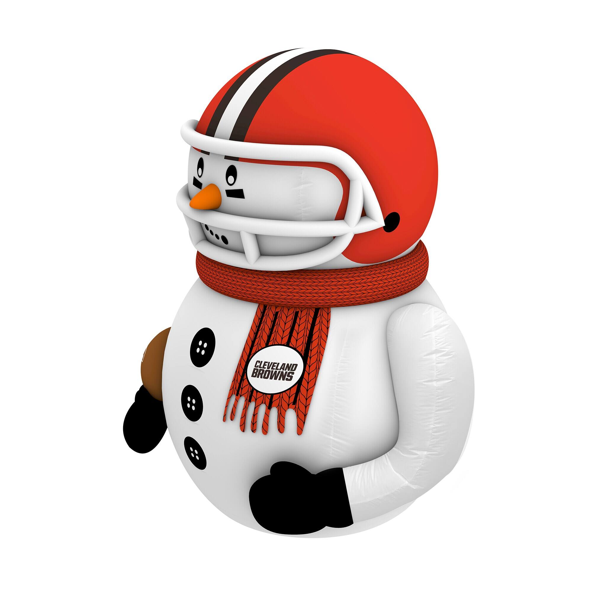 Sporticulture Cleveland Browns 7' Inflatable Snowman Player Orange ...